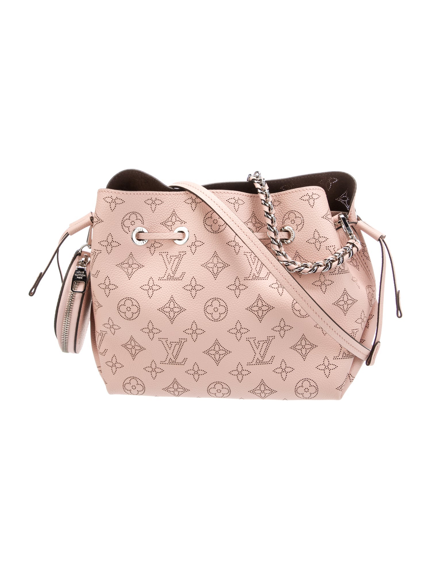 Louis Vuitton Monogram Mahina Bella Galet Bucket Bag w/ Strap ...