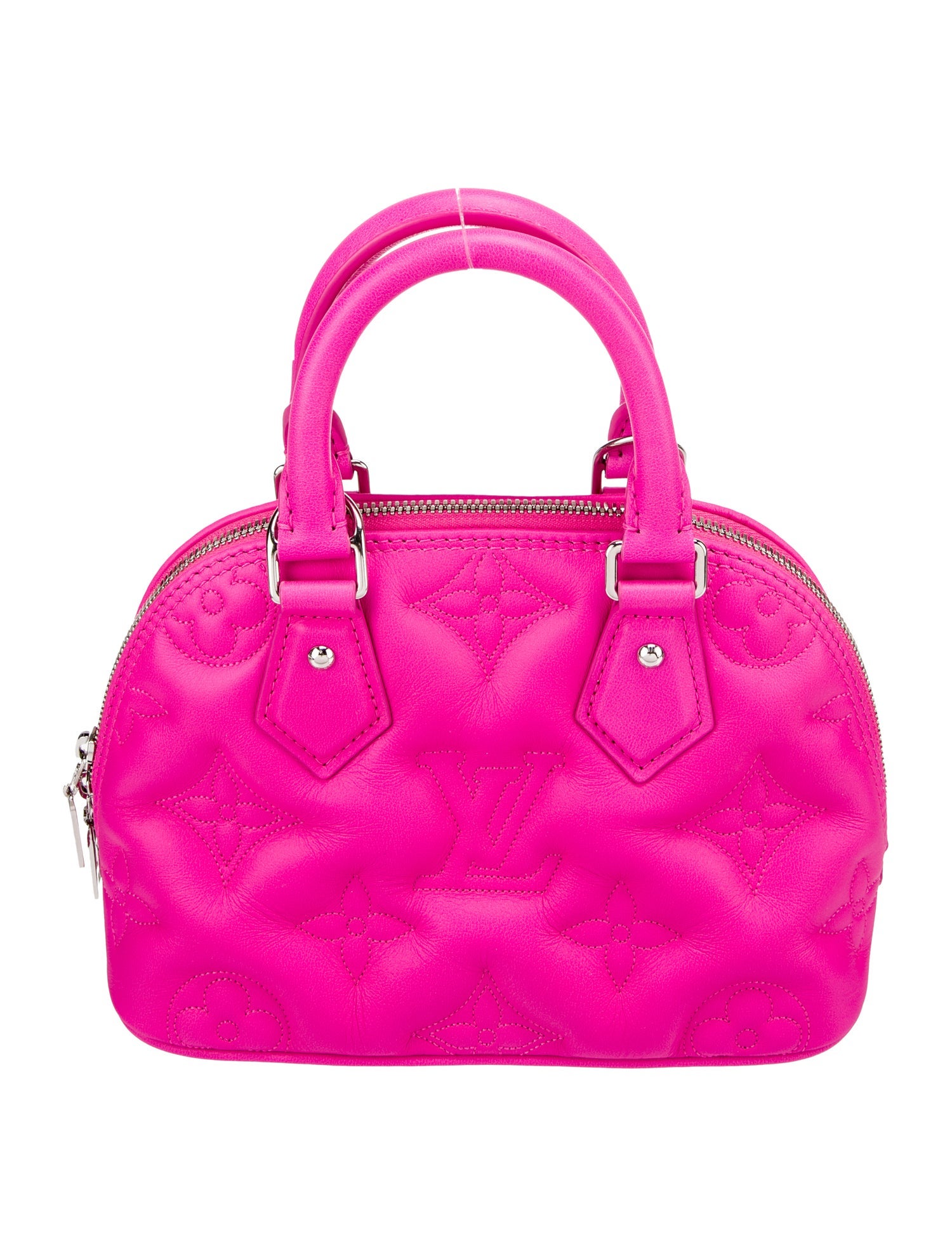 Louis Vuitton Monogram Bubblegram Alma BB - Pink Handle Bags, Handbags ...