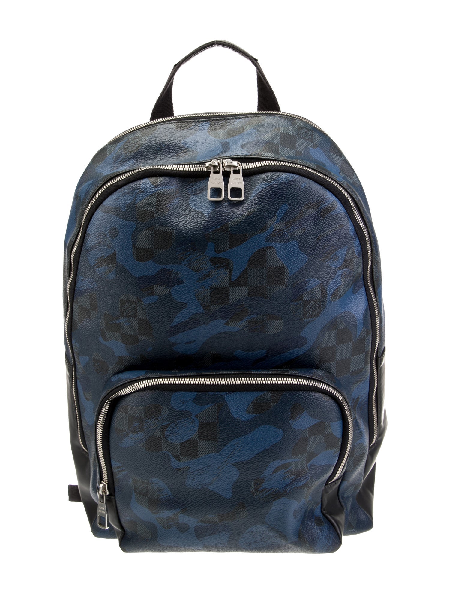 Louis Vuitton Coated Canvas Damier Cobalt Backpack - Blue Backpacks ...