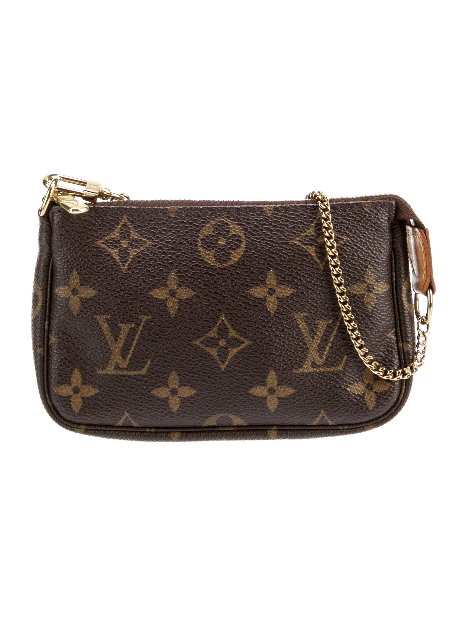Louis Vuitton Monogram Mini Pochette Accessorires - Brown Mini Bags ...