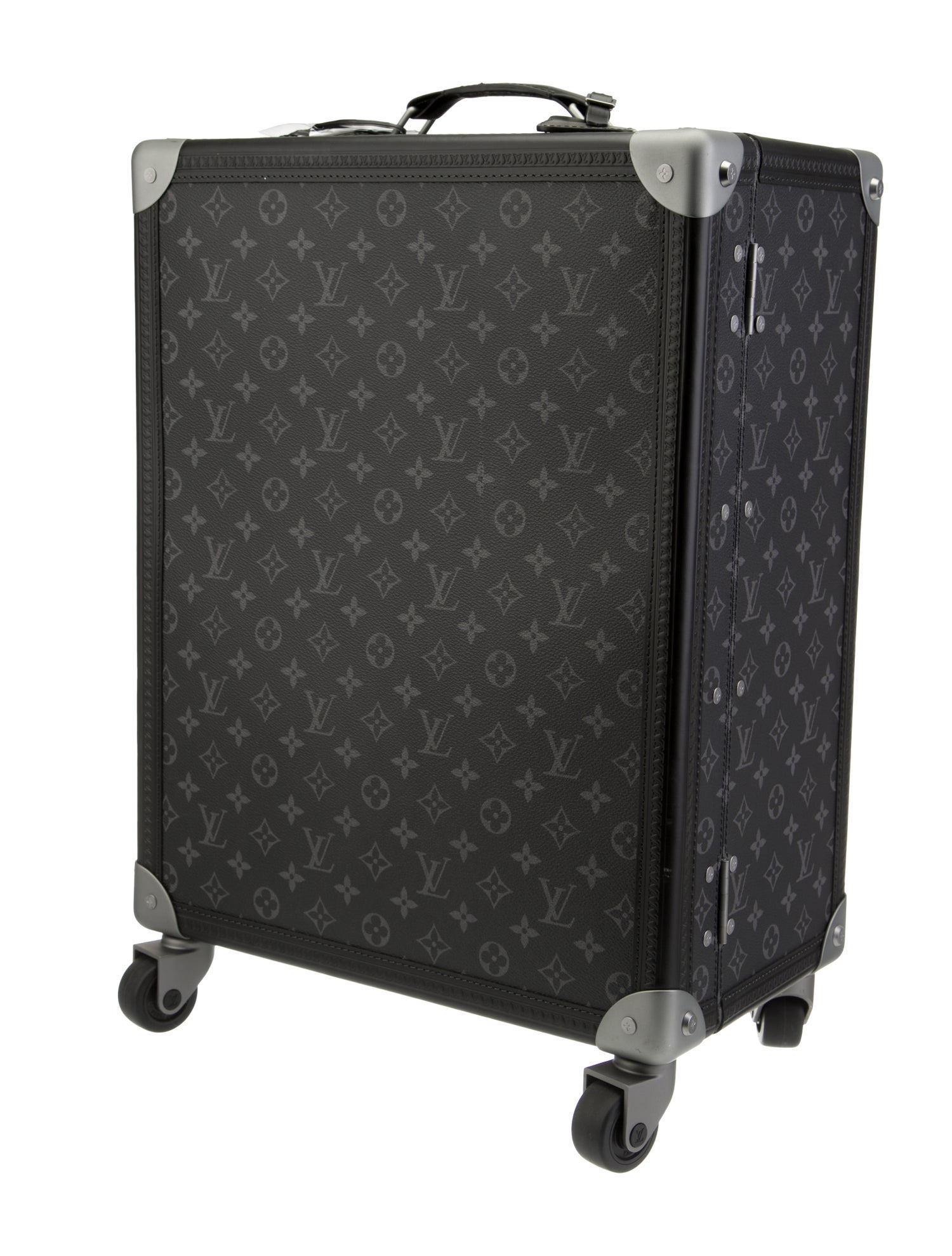 Louis Vuitton Monogram Macassar Rolling Trunk Luggage - Brown Suitcases ...