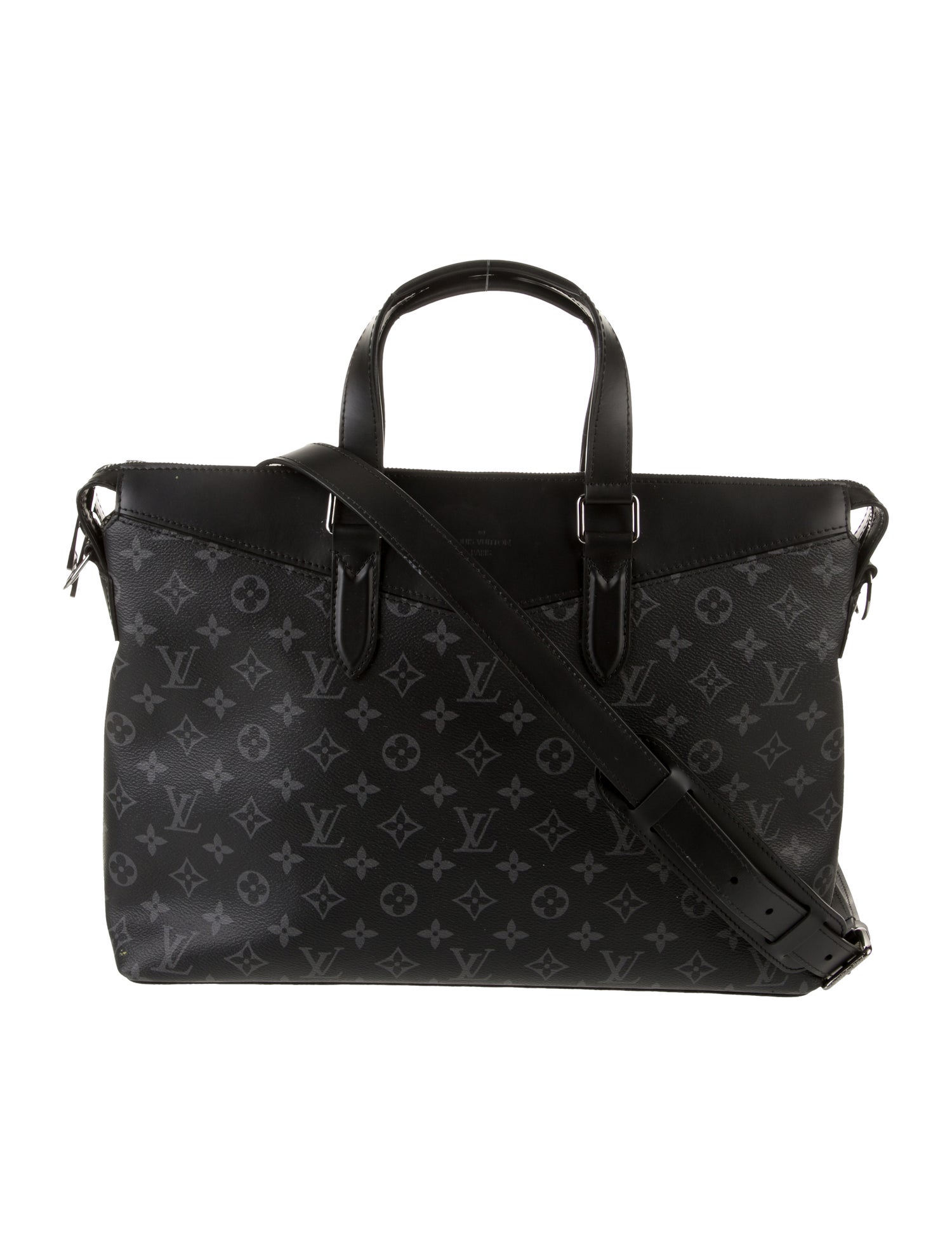 Louis Vuitton Monogram Eclipse Explorer Briefcase - Black Briefcases ...