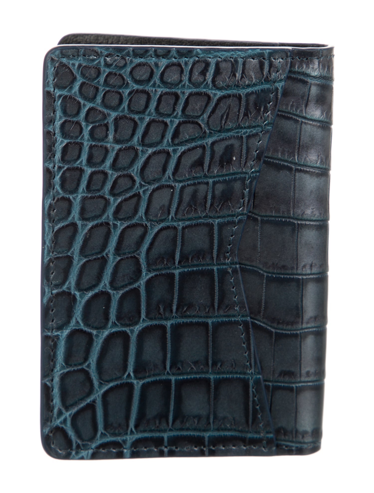 Louis Vuitton Crocodile Pocket Organizer w/ Tags - Blue Wallets ...