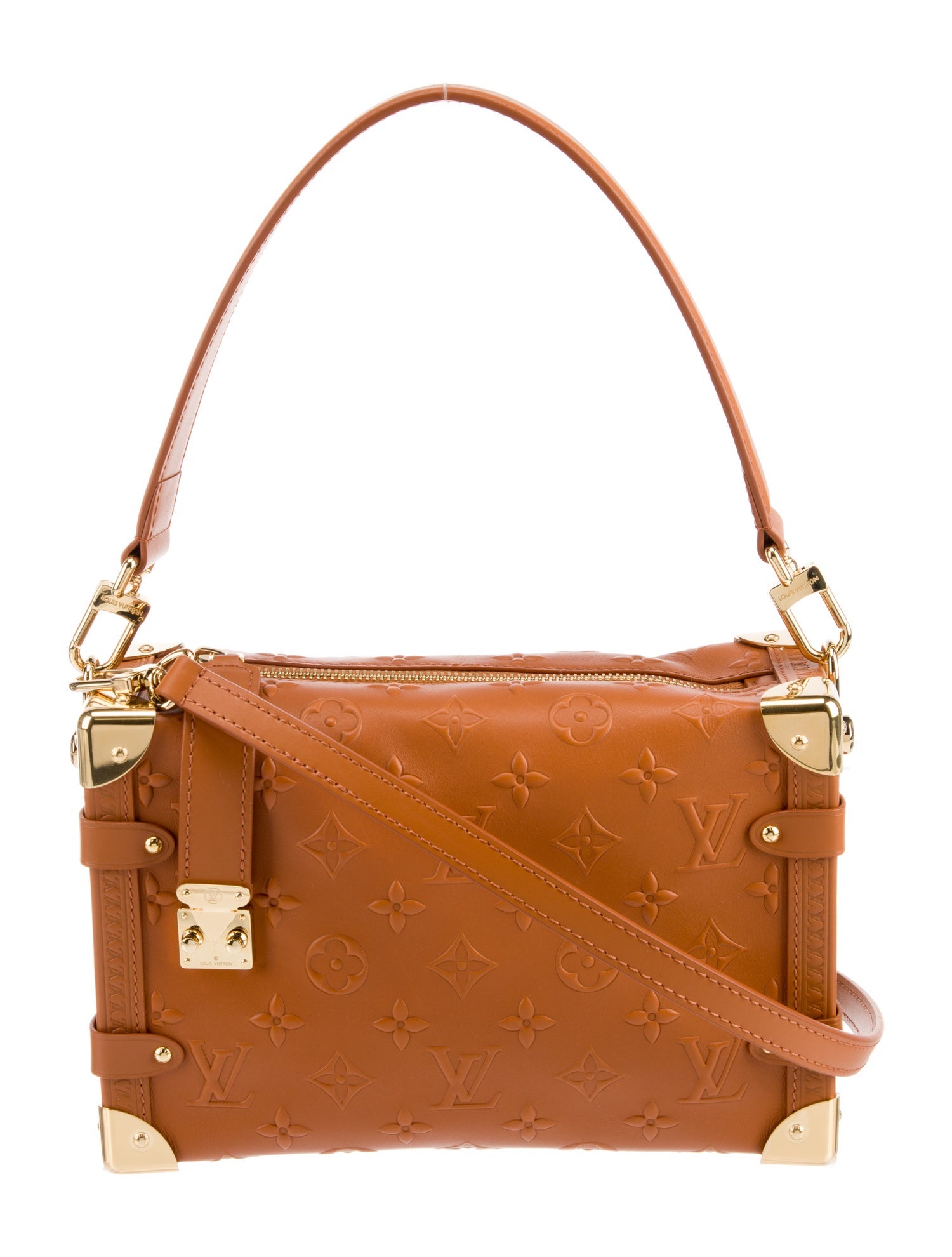 Louis Vuitton Monogram Denim Side Trunk - Grey Shoulder Bags, Handbags ...