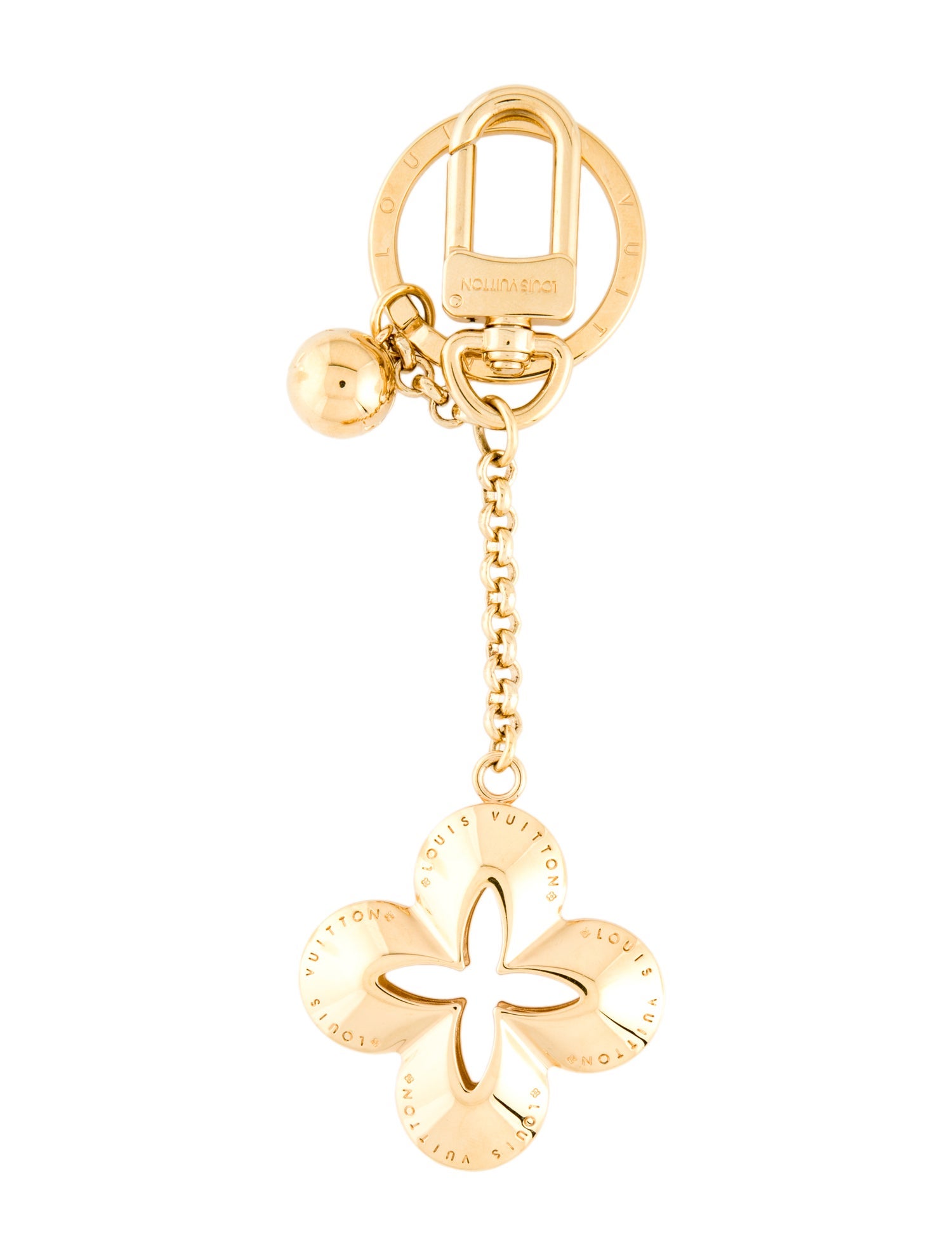 Louis Vuitton Colorline Bag Charm and Key Holder - Gold Keychains ...