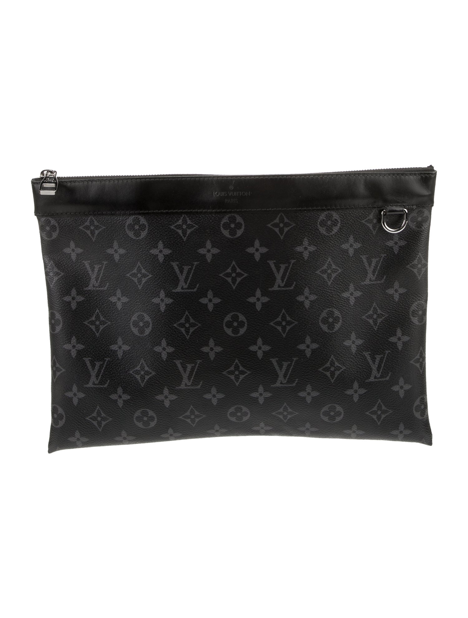 Louis Vuitton Monogram Eclipse Pochette Apollo - Black Portfolios ...