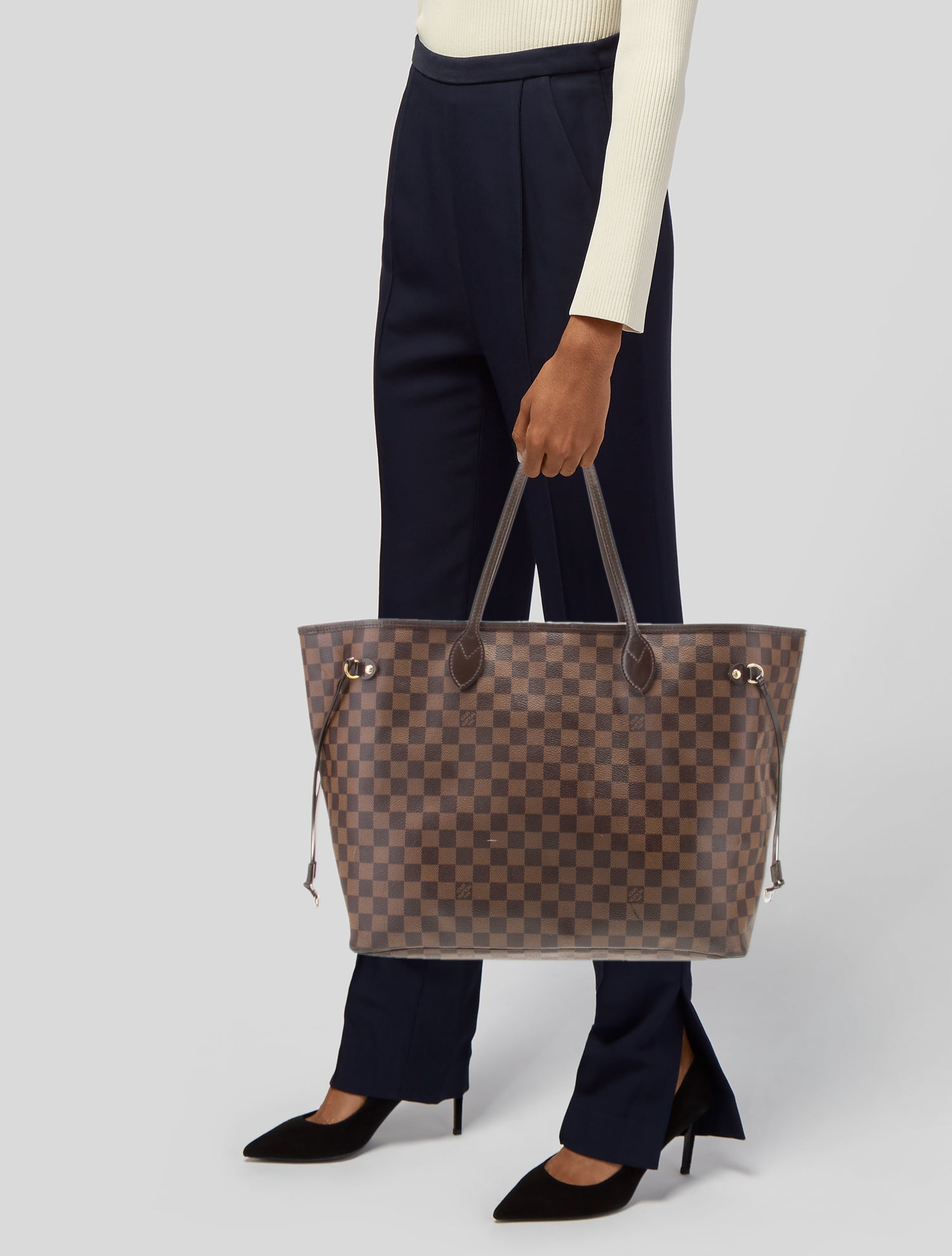 Louis Vuitton Damier Ebene Neverfull GM - Brown Totes, Handbags ...