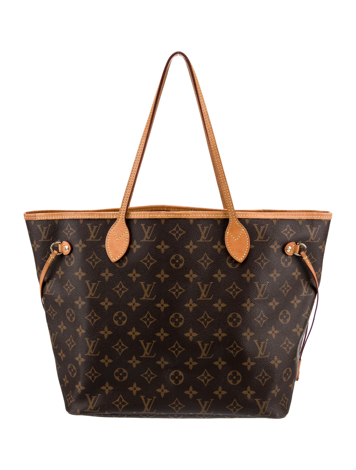 Louis Vuitton Monogram Neverfull MM w/ Pouch - Brown Totes, Handbags ...