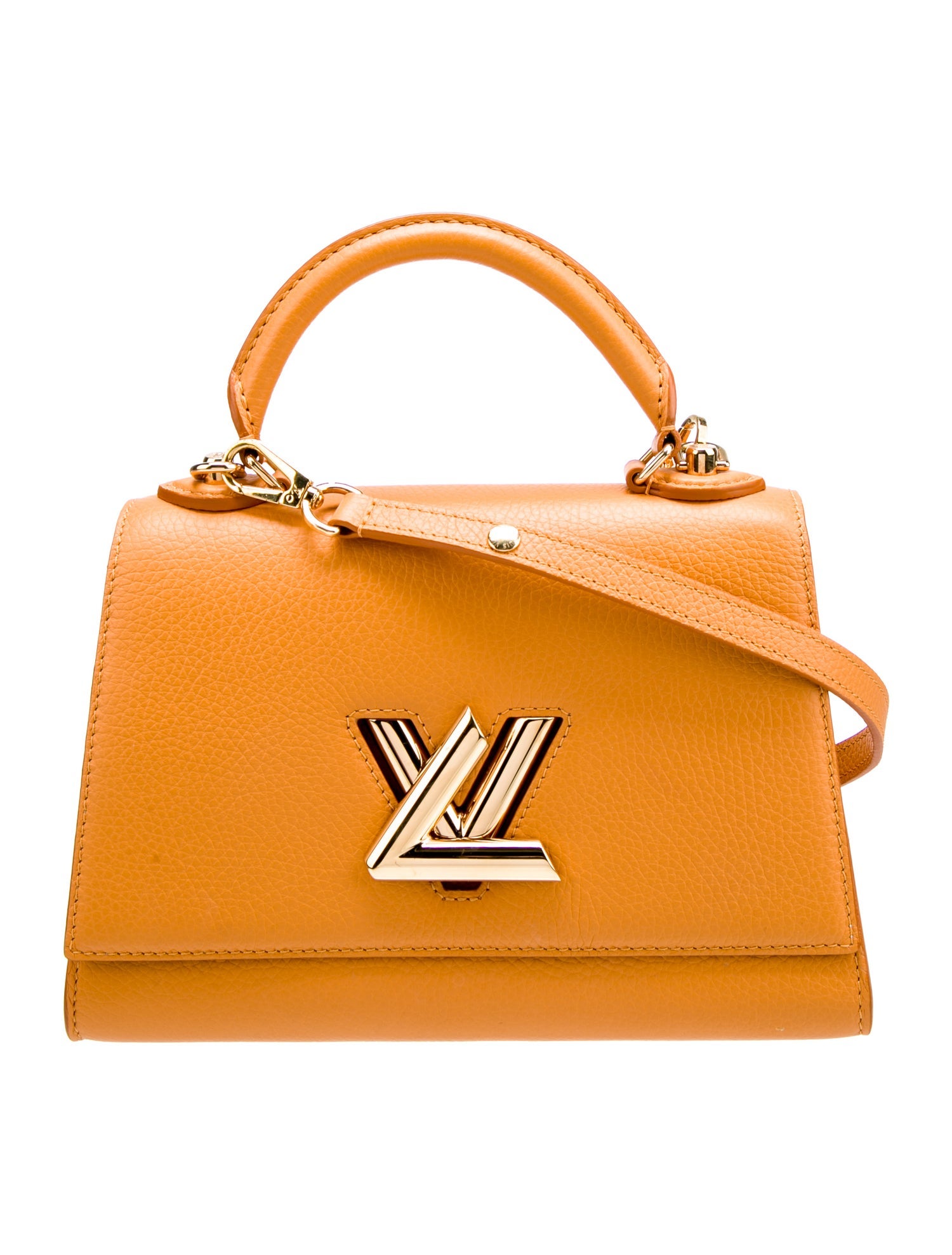 Louis Vuitton Twist One Handle PM w/ Strap - Orange Handle Bags ...