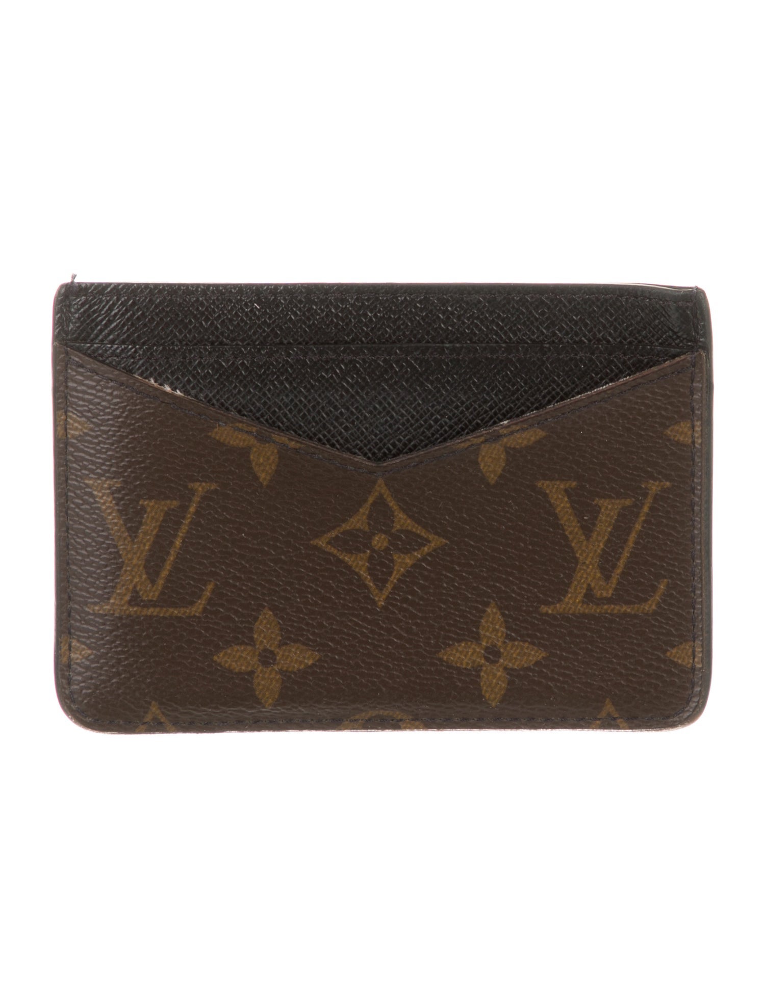 Louis Vuitton LV Monogram Coated Canvas Card Case - Brown Wallets ...