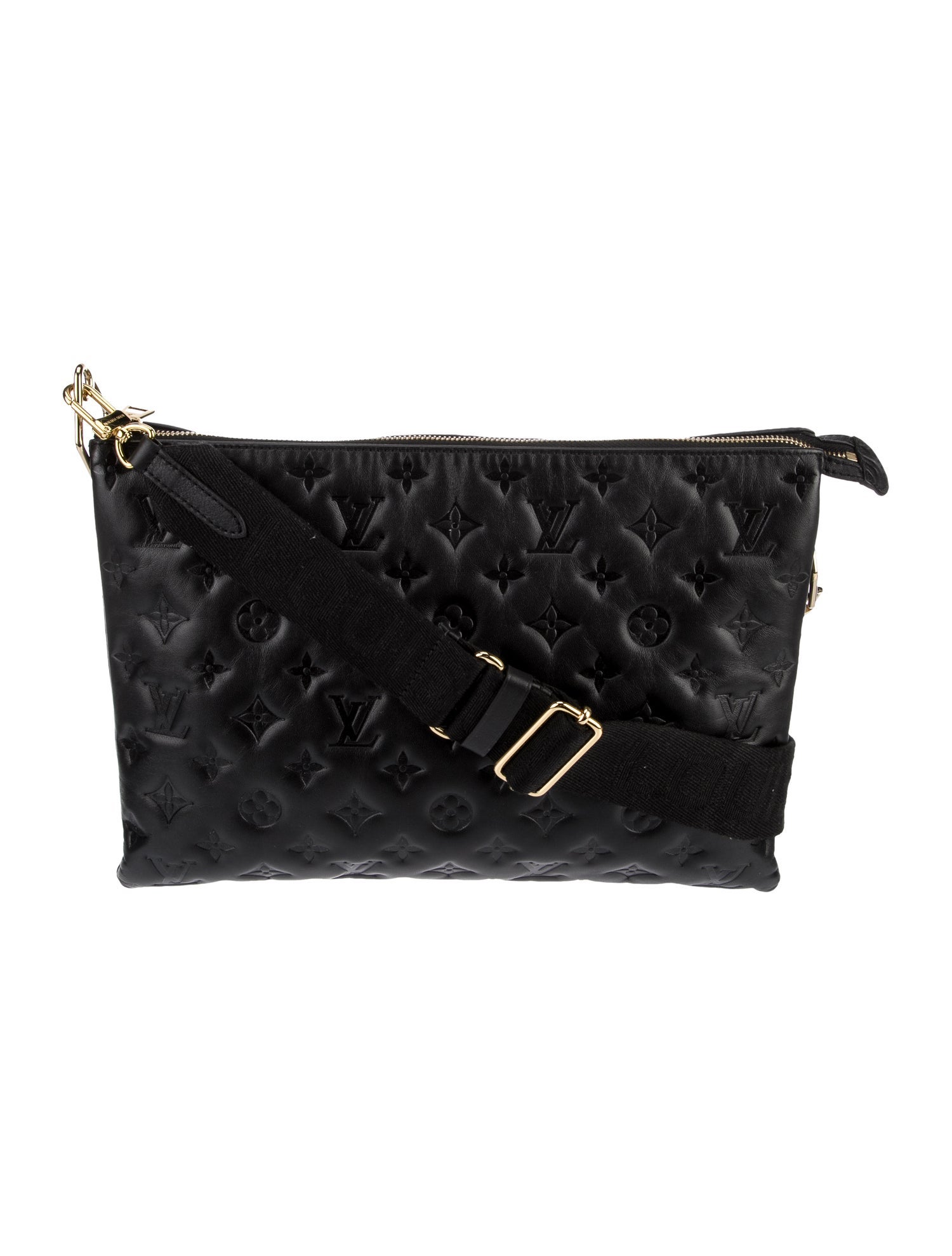 Louis Vuitton Monogram Embossed Coussin MM - Black Crossbody Bags ...