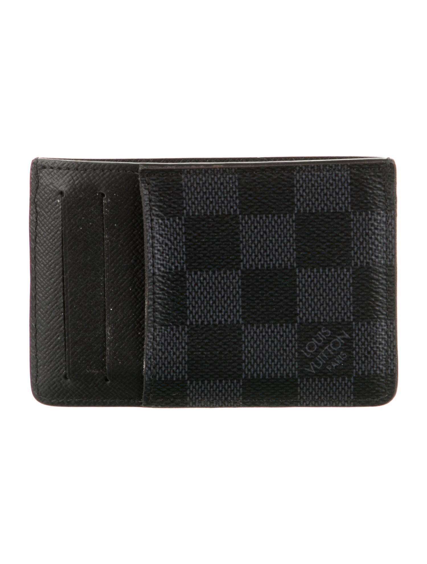 Louis Vuitton Damier Graphite Pattern Wallet - Black Wallets ...