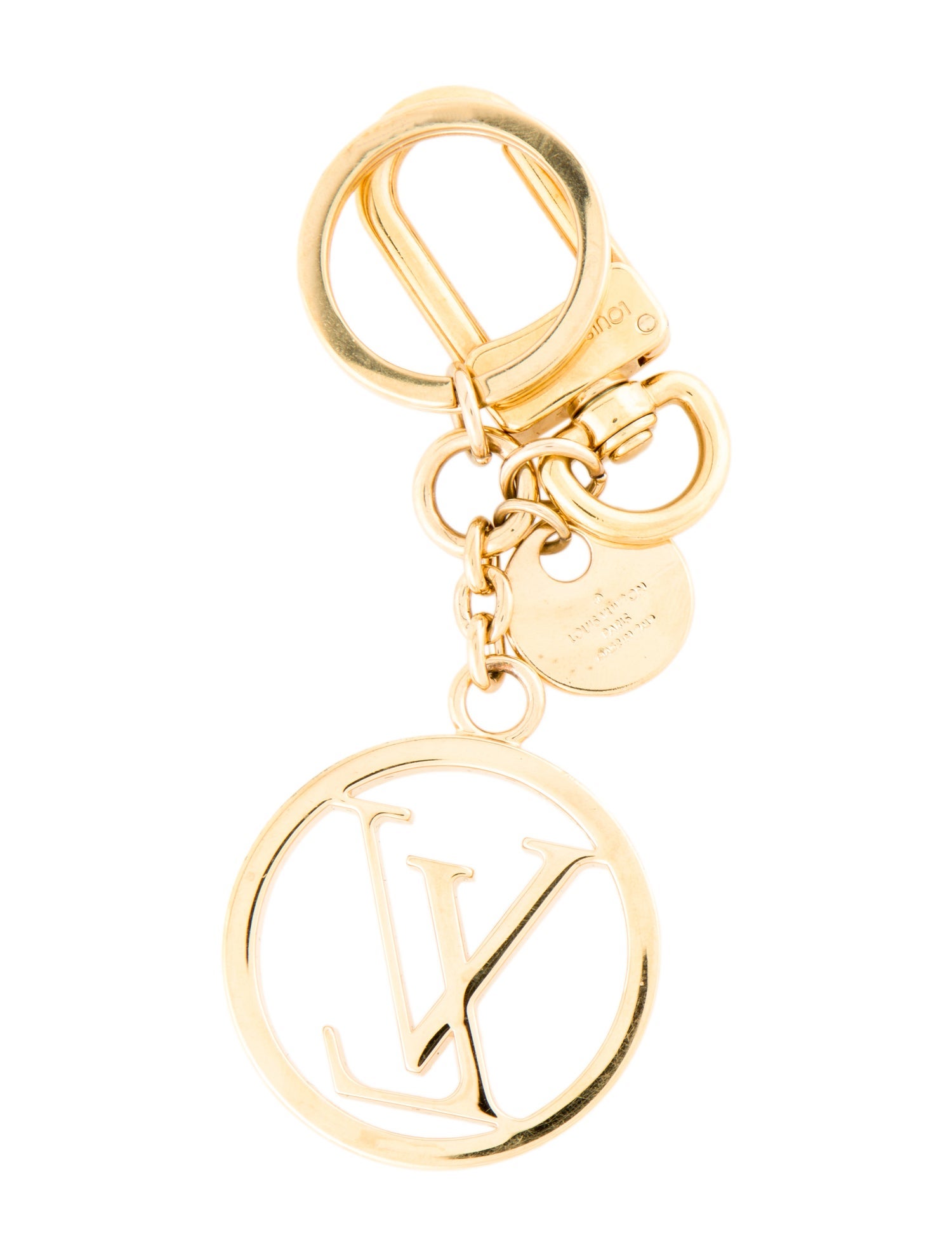 Louis Vuitton Key and Lock Bag Charm and Key Holder - Gold Keychains, Accessories - LOU844760 ...