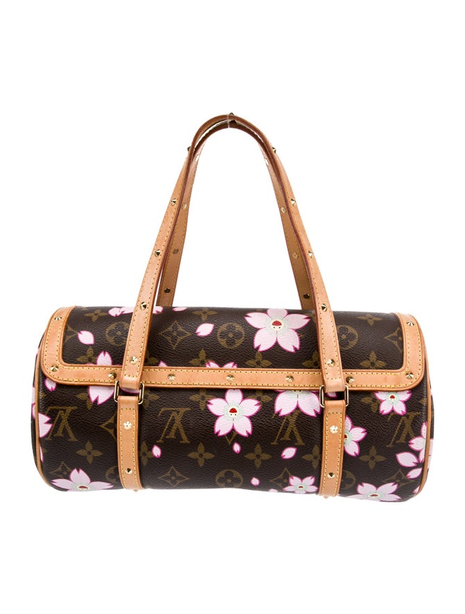 Louis Vuitton Monogram Cherry Blossom Papillon 26 - Brown Handle Bags ...