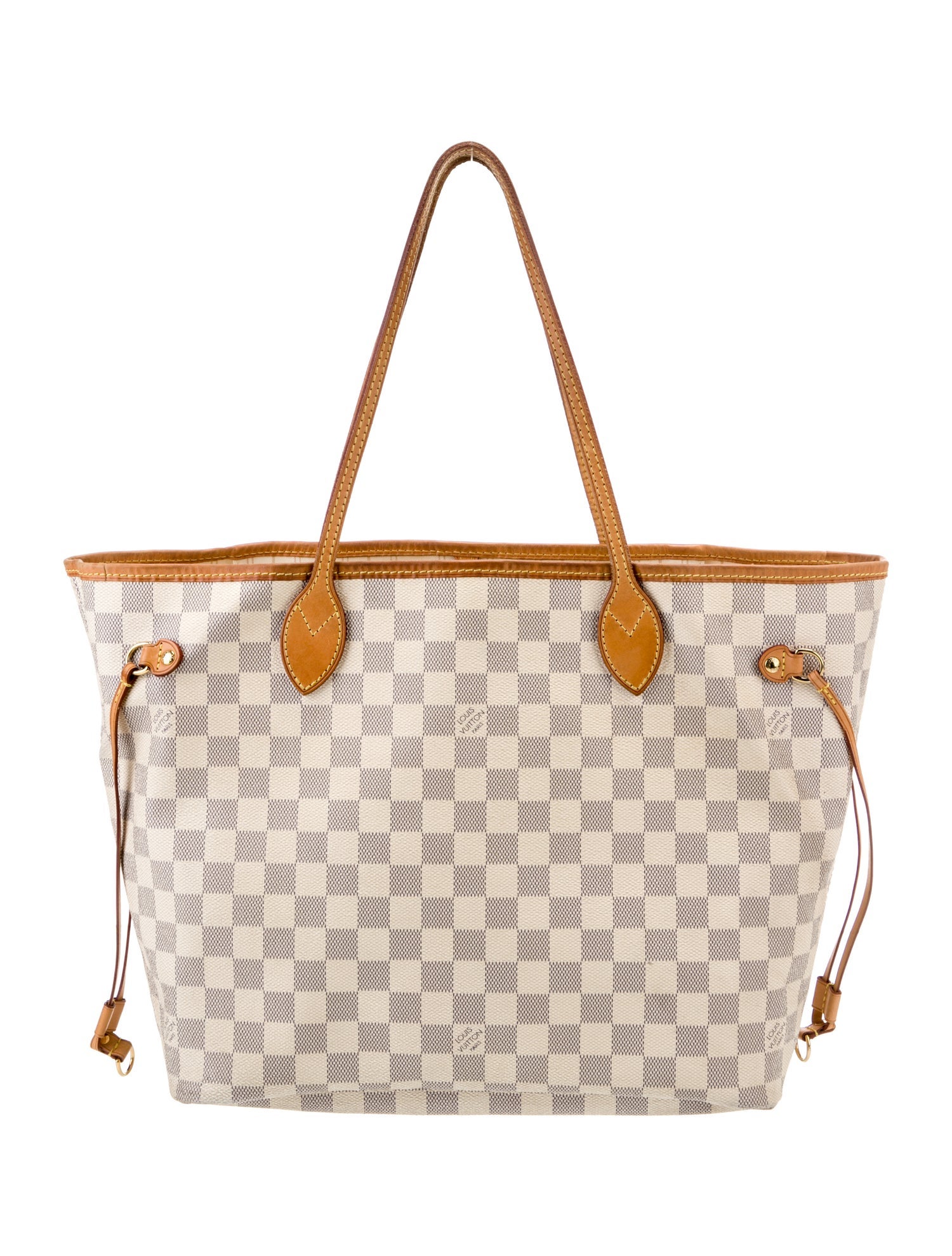 Louis Vuitton Damier Azur Neverfull MM - Neutrals Totes, Handbags ...