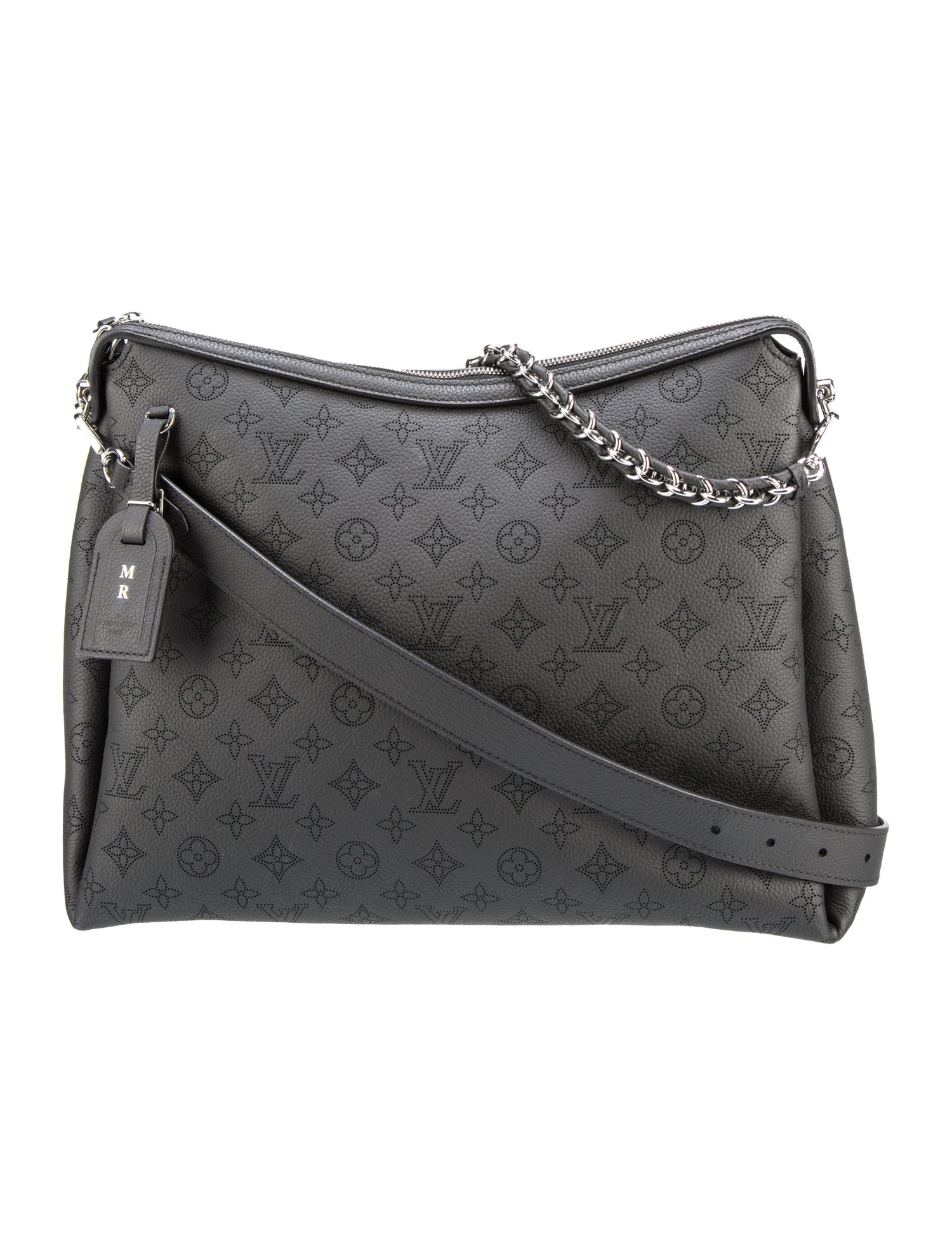 Louis Vuitton Monogram Mahina Hand It All MM - Black Hobos, Handbags ...