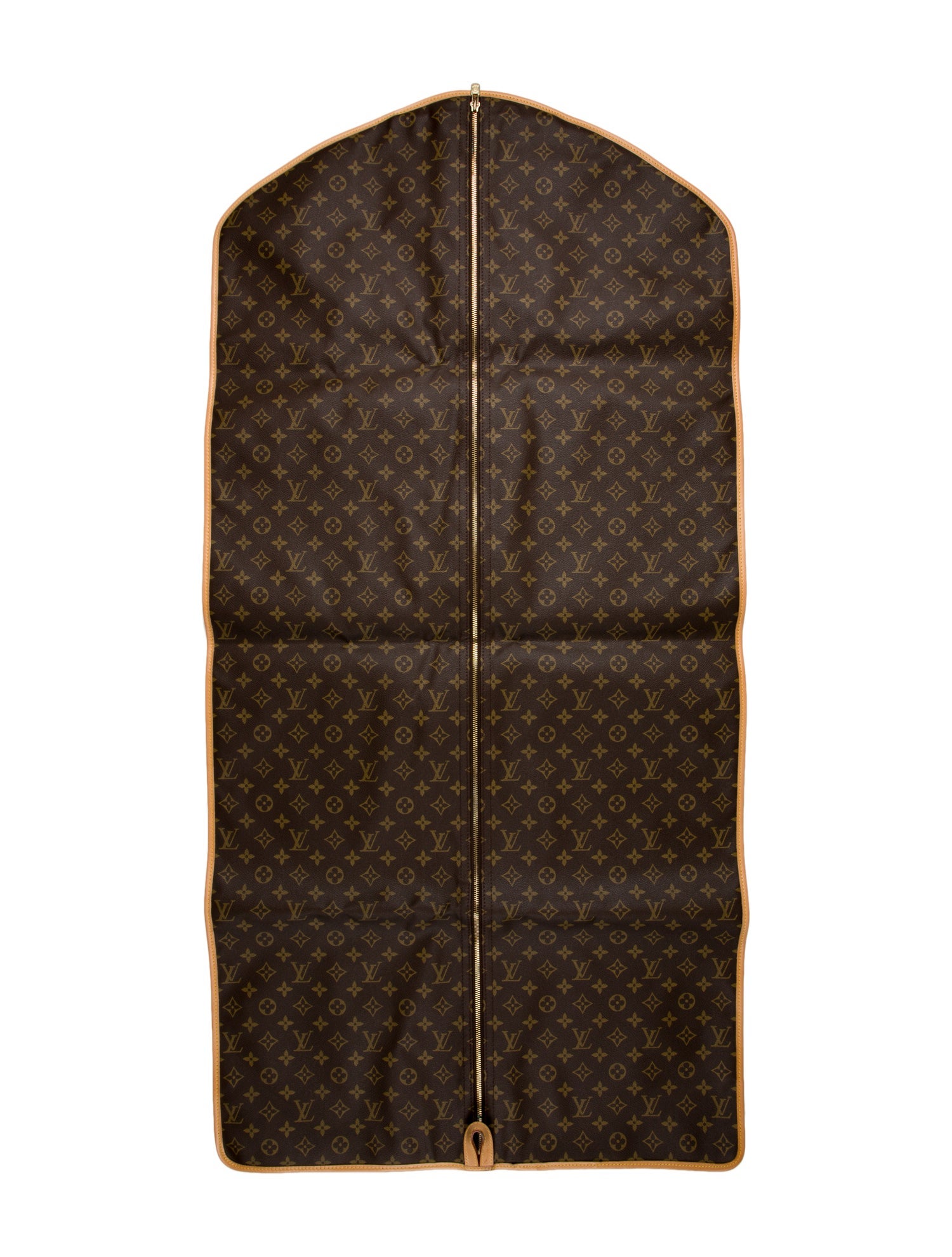 Louis Vuitton Coated Canvas LV Monogram Garment Bag Vintage - Brown ...