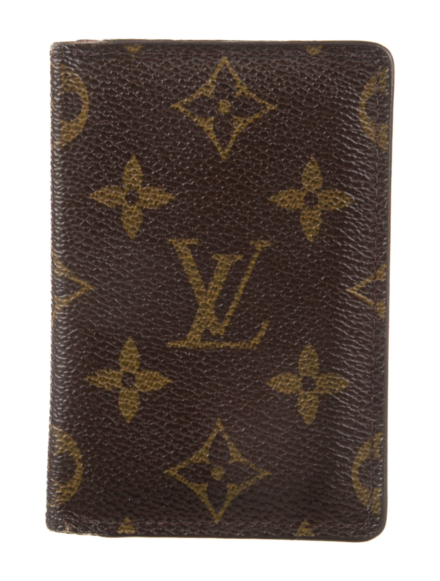 Louis Vuitton LV Monogram Coated Canvas Bifold Wallet - Brown Wallets ...
