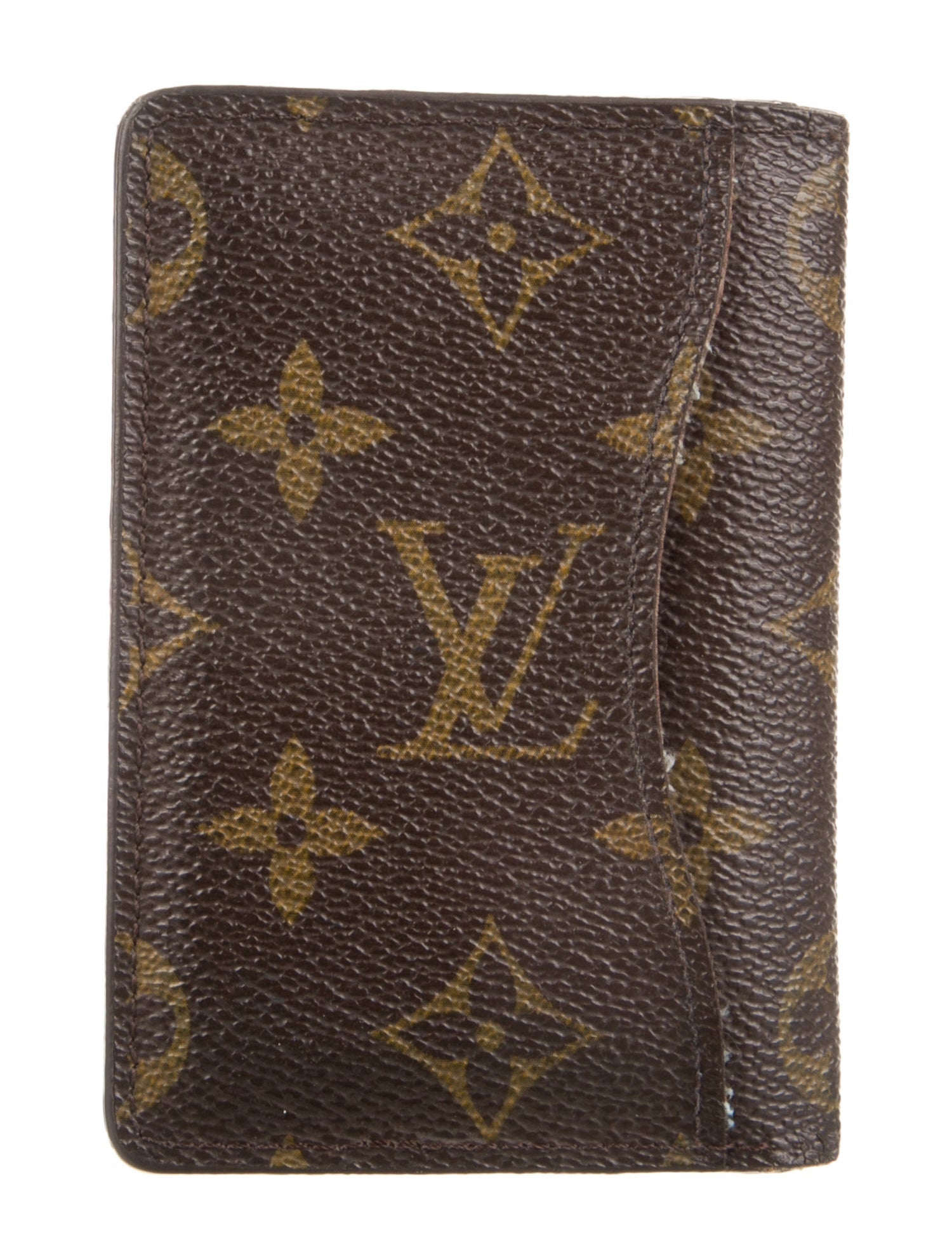 Louis Vuitton LV Monogram Coated Canvas Bifold Wallet - Brown Wallets ...
