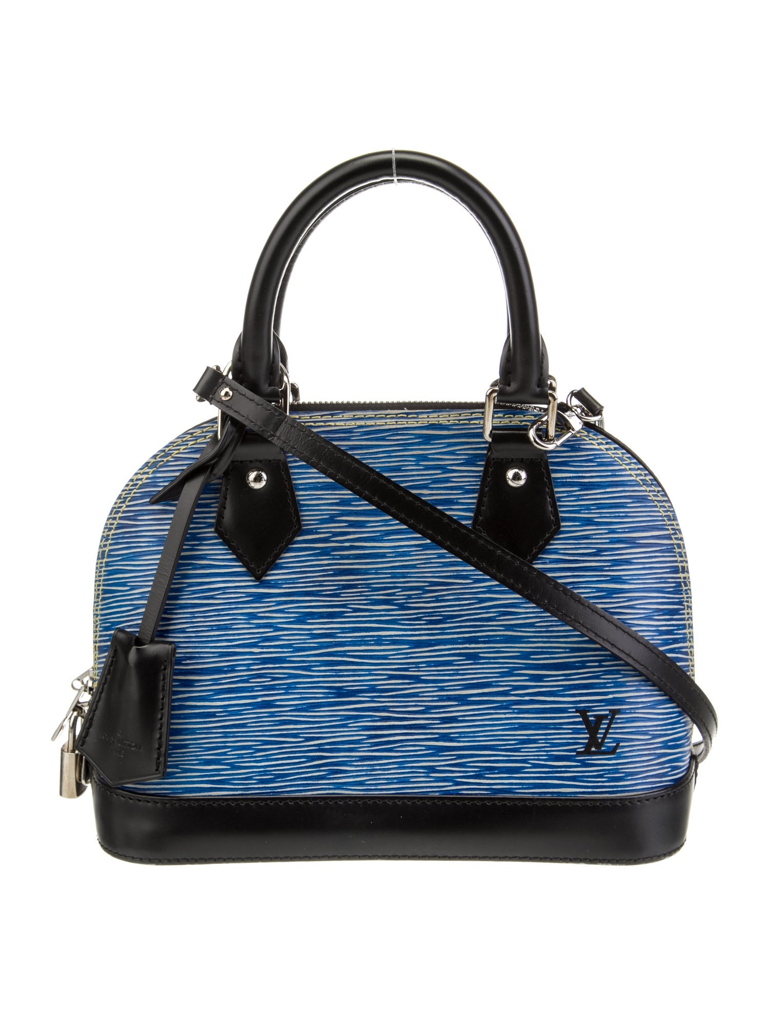 Louis Vuitton Monogram Denim Pleaty Bag - Blue Handle Bags, Handbags ...