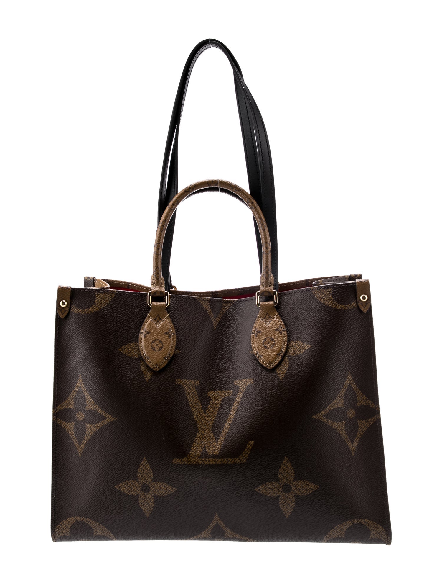 Louis Vuitton Giant Monogram Reverse On The Go MM - Brown Totes ...
