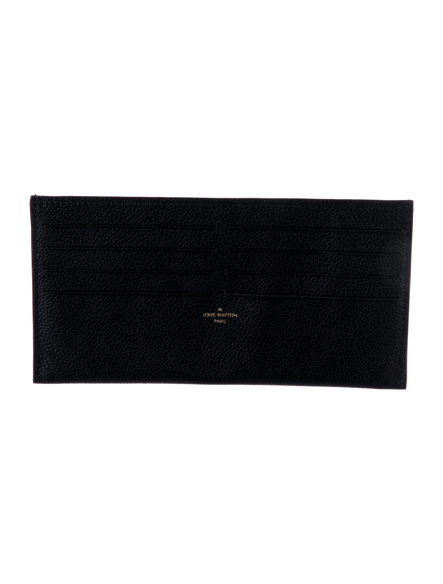 Louis Vuitton Leather Pochette Félicie Insert - Black Wallets ...