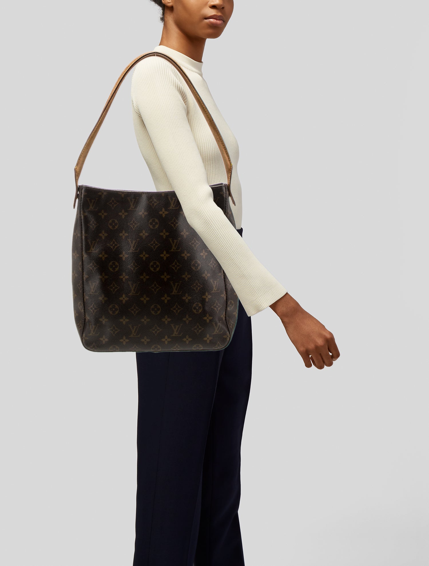 Louis Vuitton Monogram Looping GM - Brown Shoulder Bags, Handbags ...