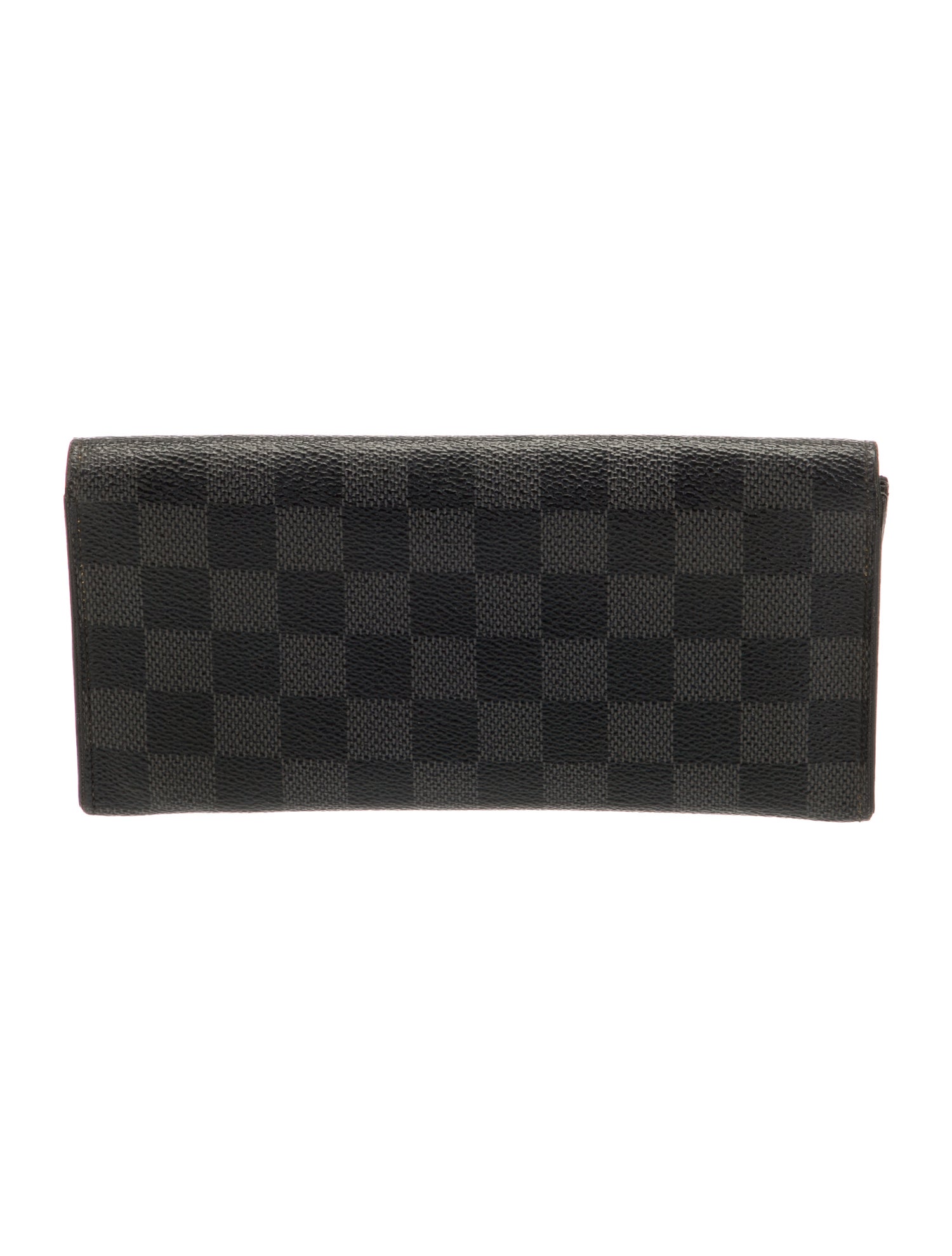 Louis Vuitton Damier Graphite Pattern Coated Canvas Card Case - Black ...