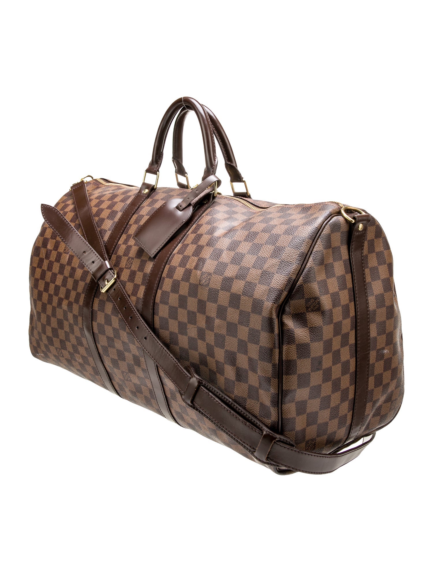 Louis Vuitton Damier Ebene Keepall 50 - Brown Luggage and Travel, Handbags - LOU890221 | The ...