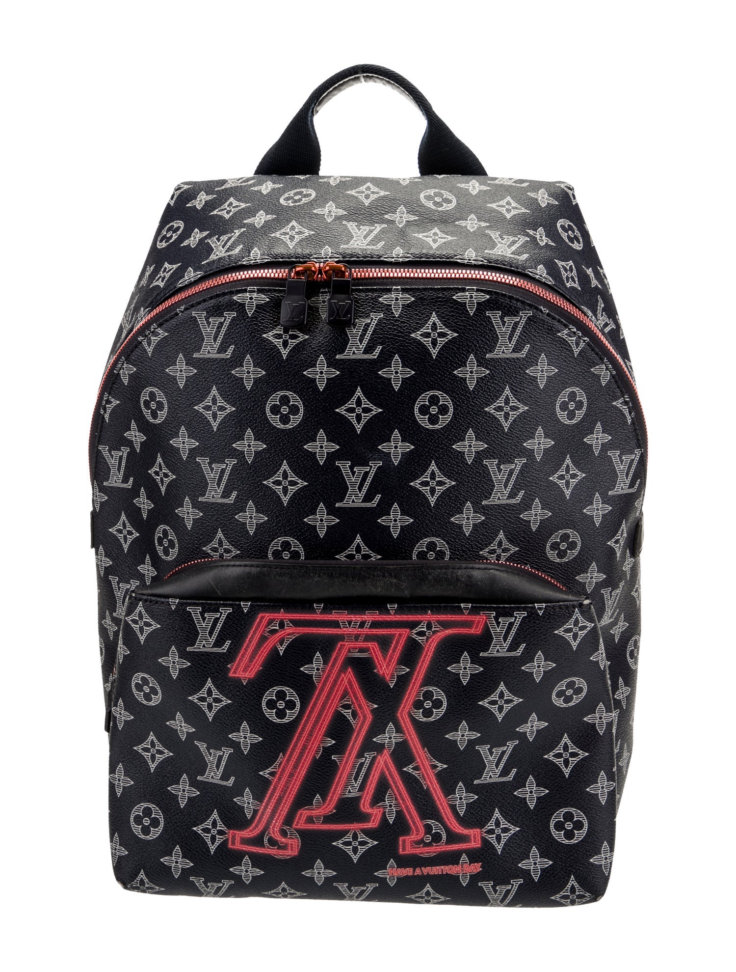 Louis Vuitton Monogram Upside Down Discovery Backpack - Blue Backpacks ...