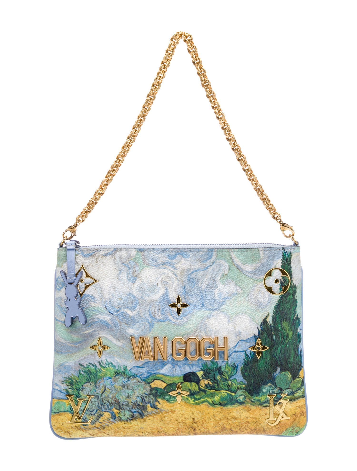 Louis Vuitton Masters Collection x Jeff Koons Van Gogh Pochette - Blue ...