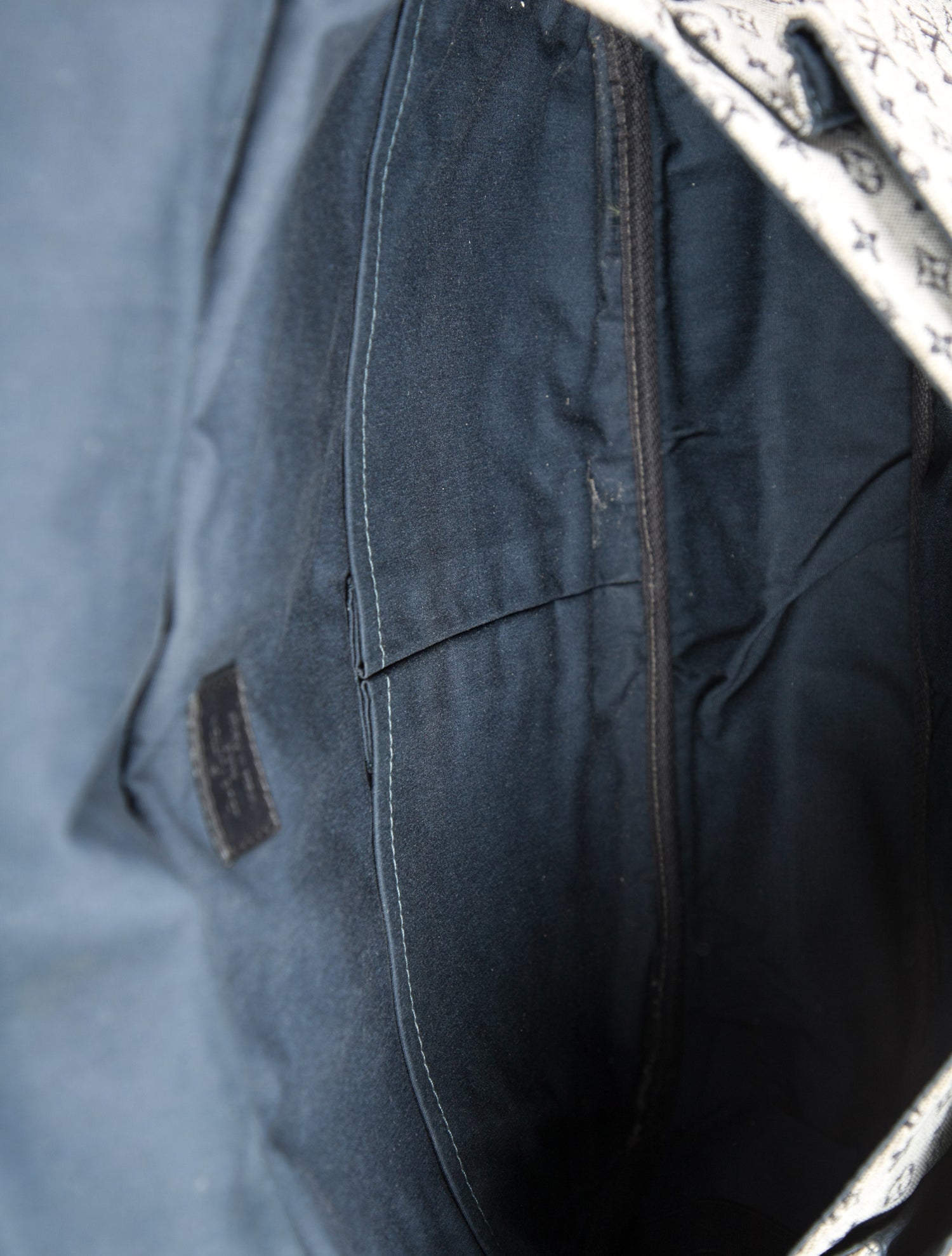 Louis Vuitton Canvas Monogram Mini Lin Pattern Vintage - Blue Shoulder ...