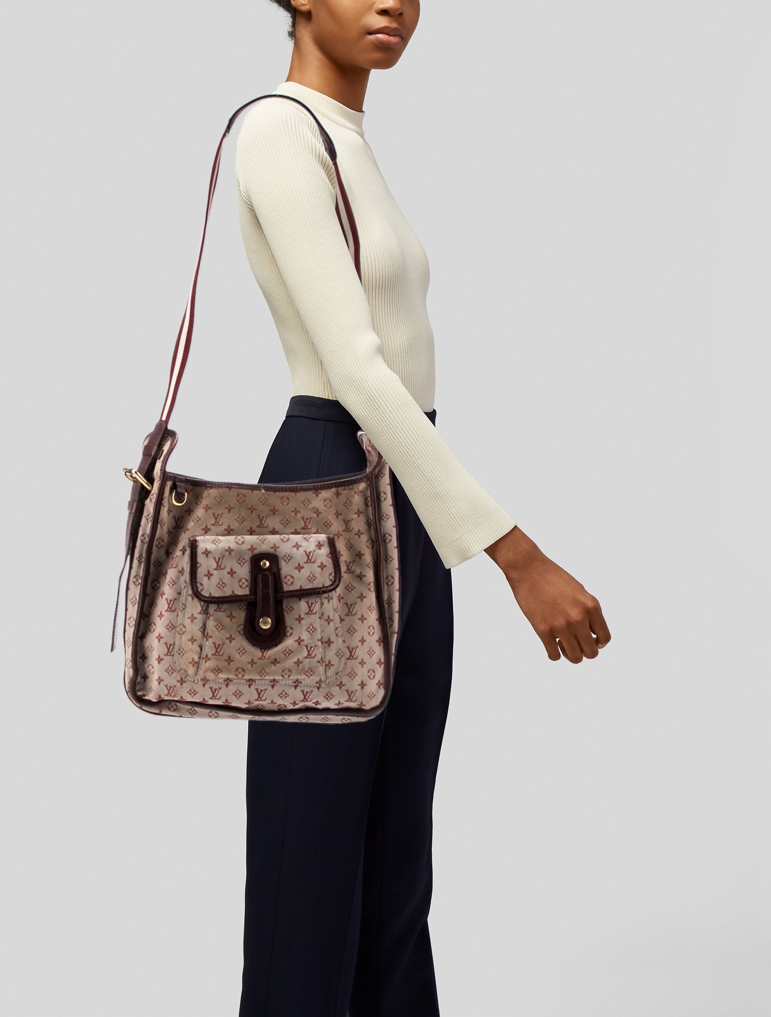 Louis Vuitton Monogram Mini Lin Mary Kate Besace - Red Crossbody Bags ...