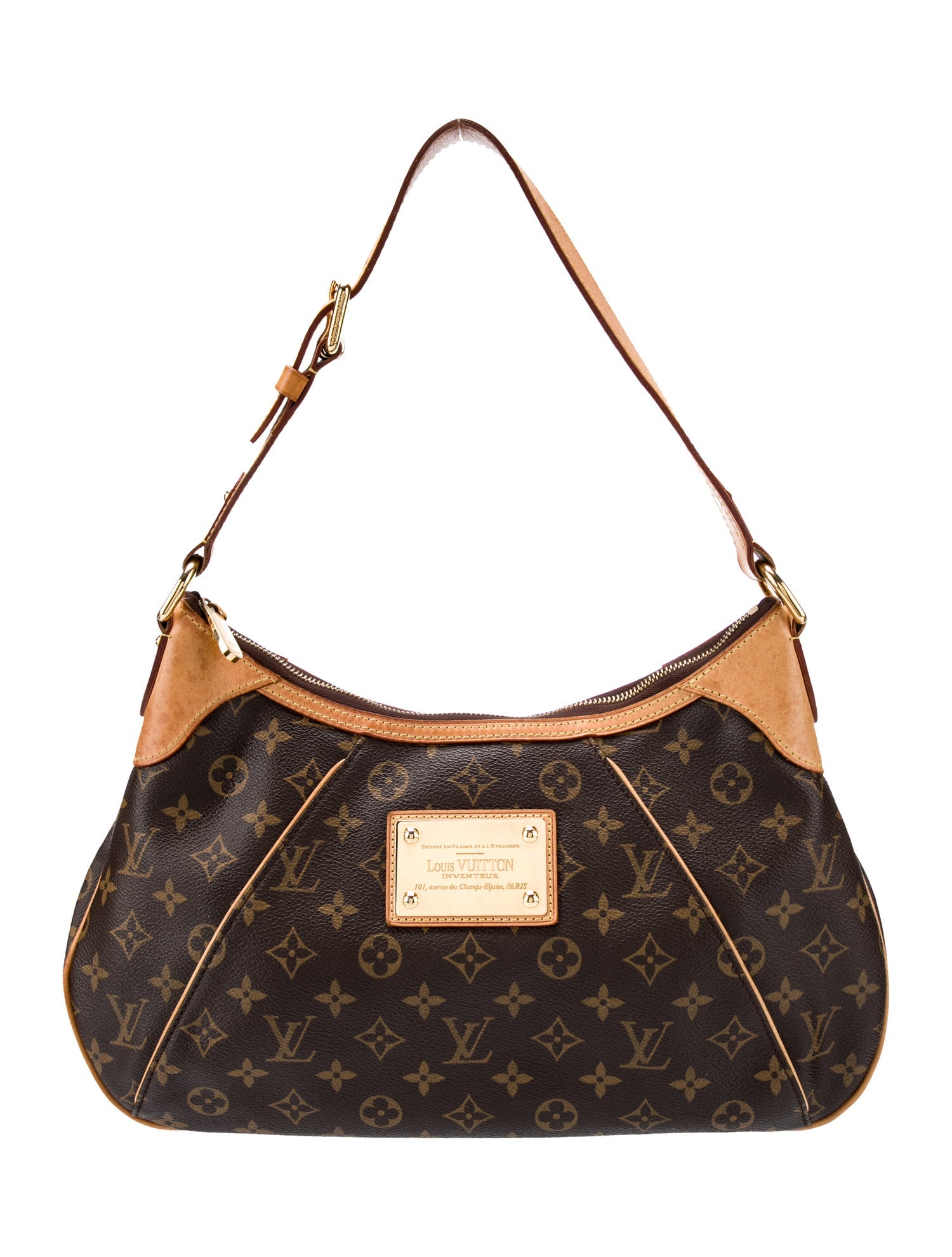 Louis Vuitton Coated Canvas Thames GM LV Monogram - Brown Shoulder Bags ...
