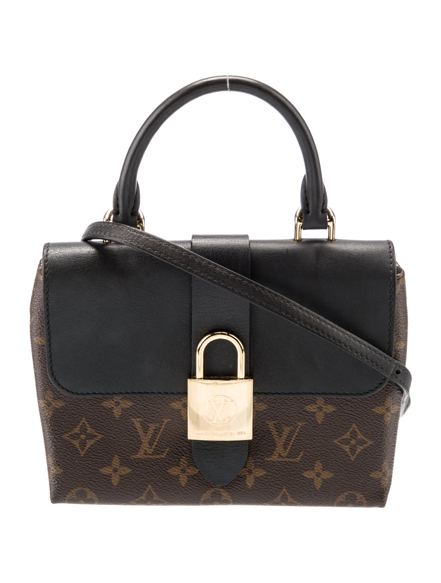 Louis Vuitton Coated Canvas Locky BB Handle Bag - Brown Handle Bags ...