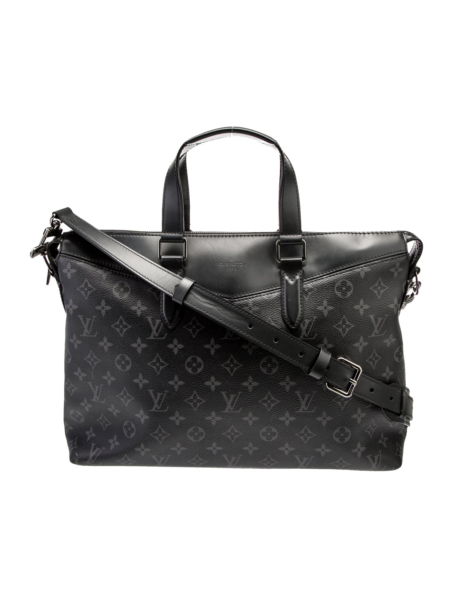 Louis Vuitton Monogram Eclipse Explorer Briefcase - Black Briefcases ...