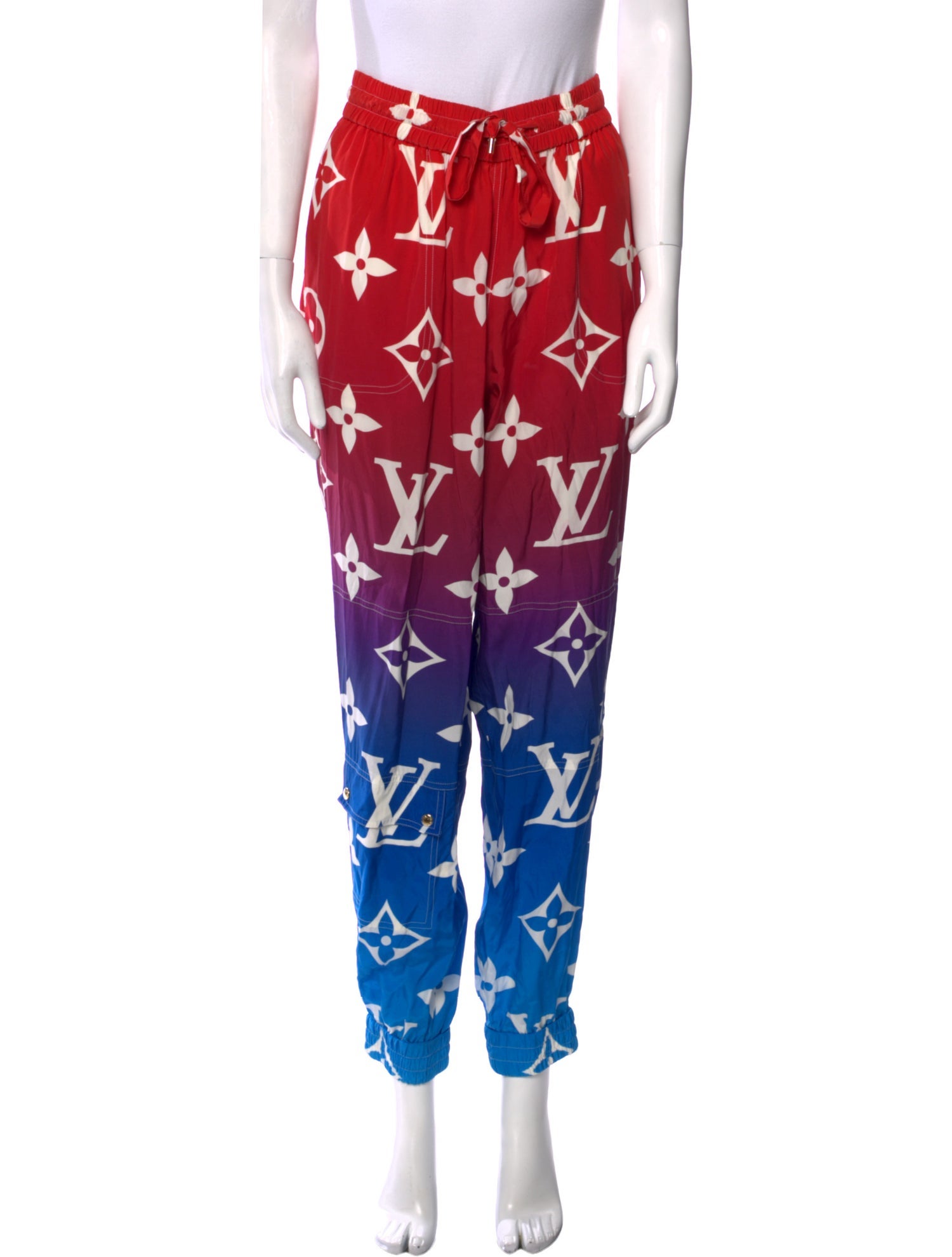 Louis Vuitton 2021 Skinny Leg Pants - Red, 11.75" Rise Pants, Clothing ...