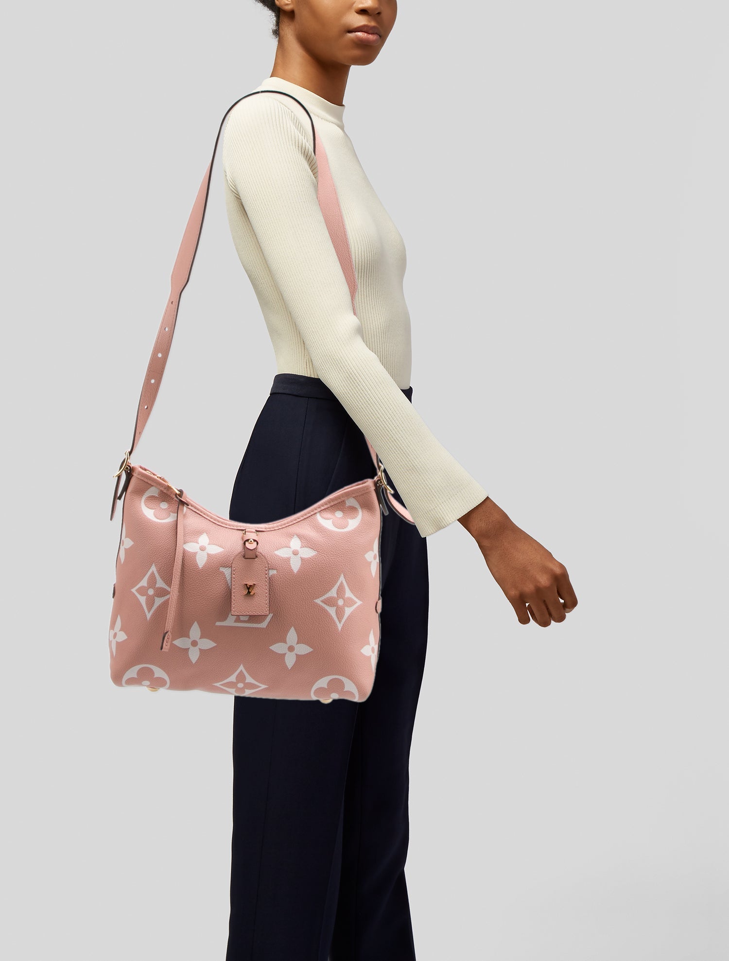 Louis Vuitton Monogram Giant Empreinte Carryall PM w/ Pouch - Pink ...