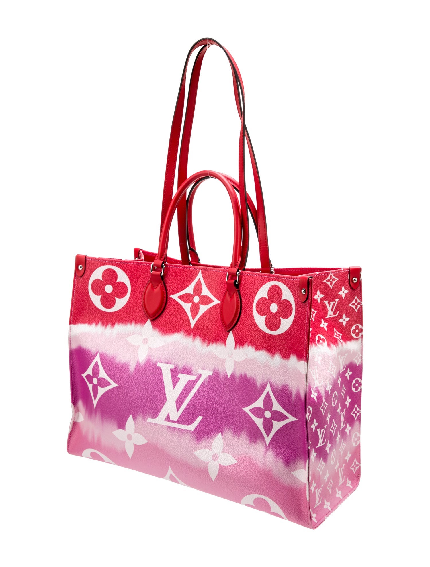 Louis Vuitton Reverse Monogram Giant OnTheGo GM - Red Totes, Handbags ...