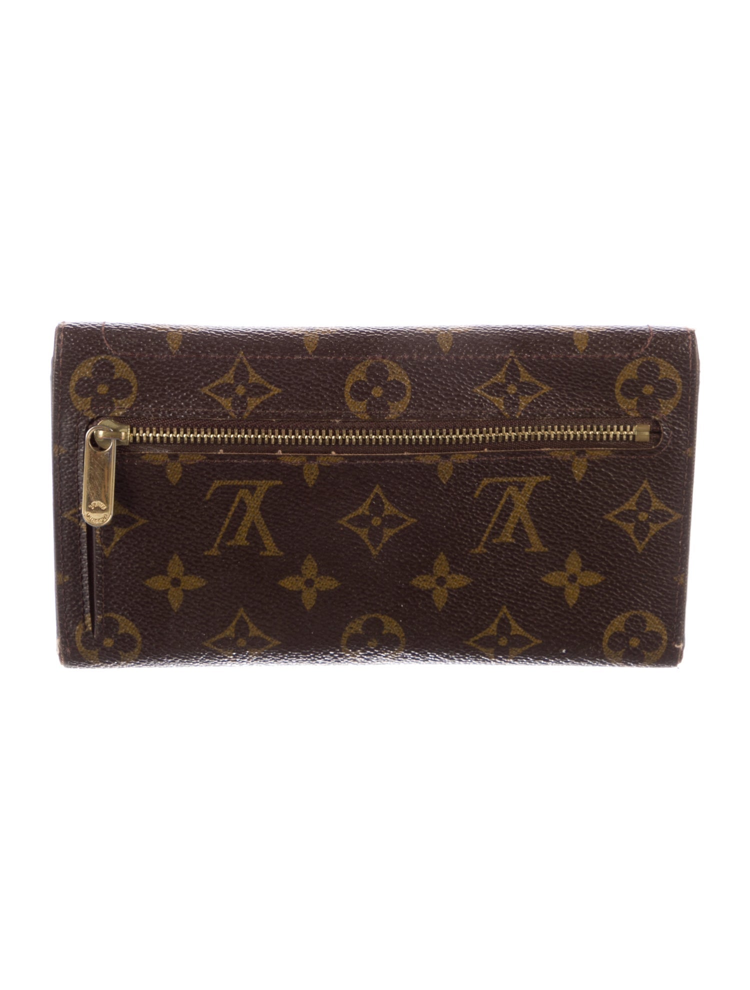 Louis Vuitton LV Monogram Coated Canvas Astrid Wallet - Brown Wallets ...