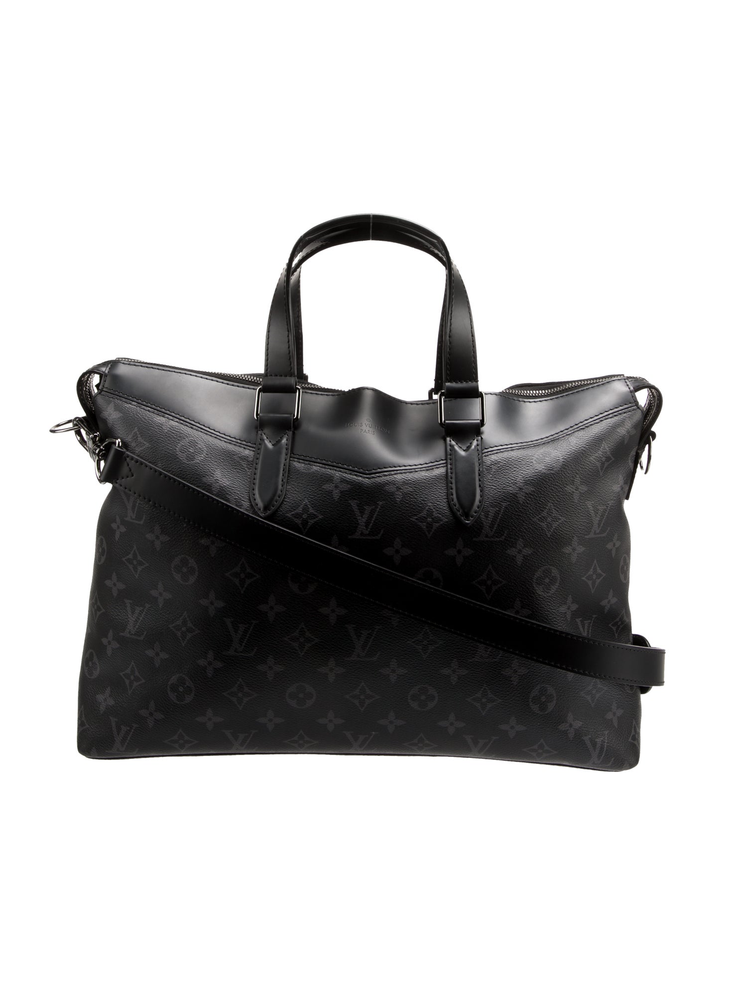 Louis Vuitton Monogram Eclipse Explorer Briefcase - Black Briefcases ...
