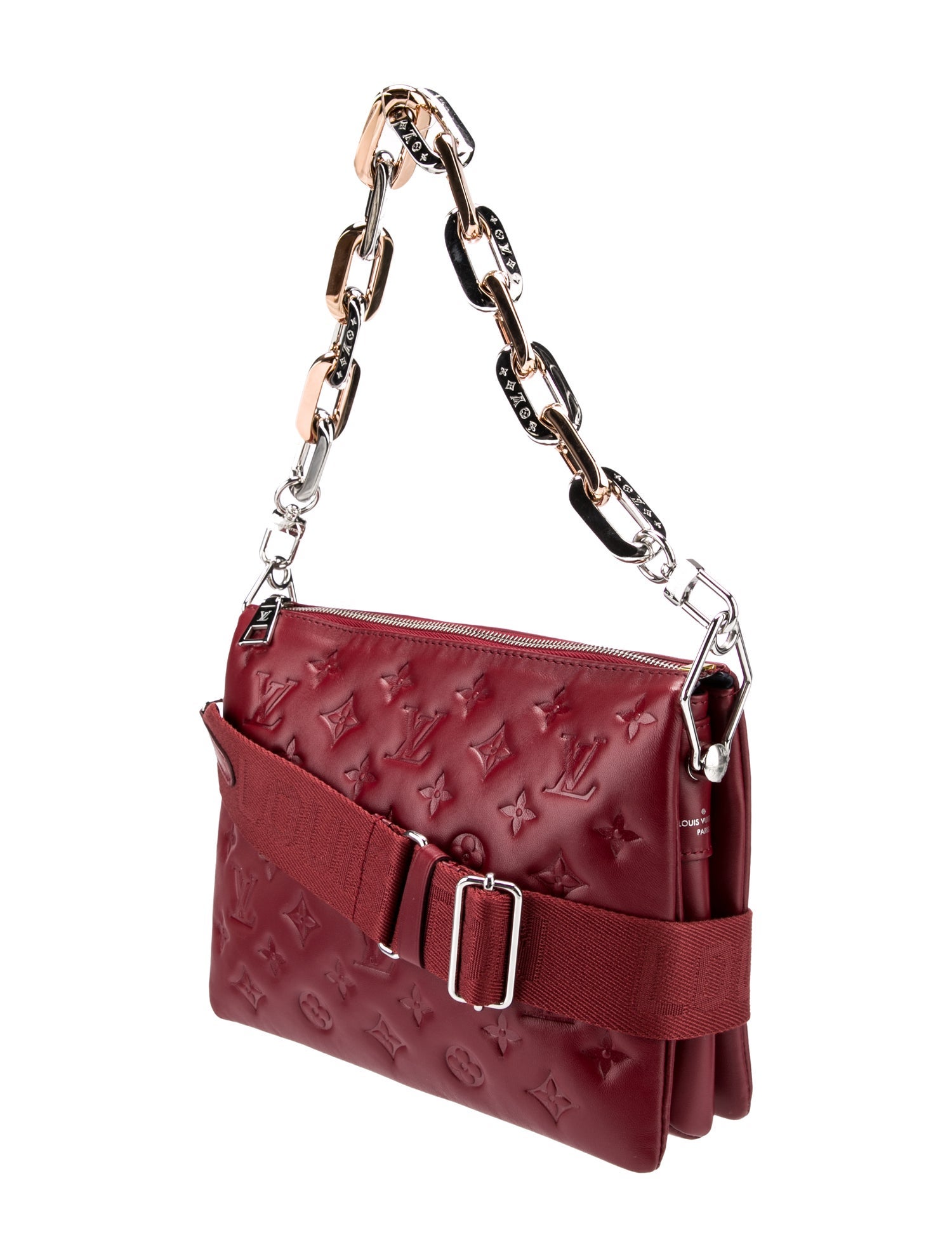 Louis Vuitton Monogram Embossed Coussin PM - Black Crossbody Bags ...