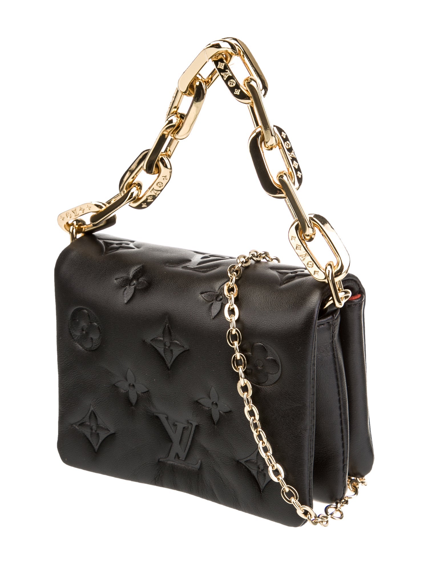 Louis Vuitton Monogram Embossed Coussin Belt Bag - Handle Bags ...