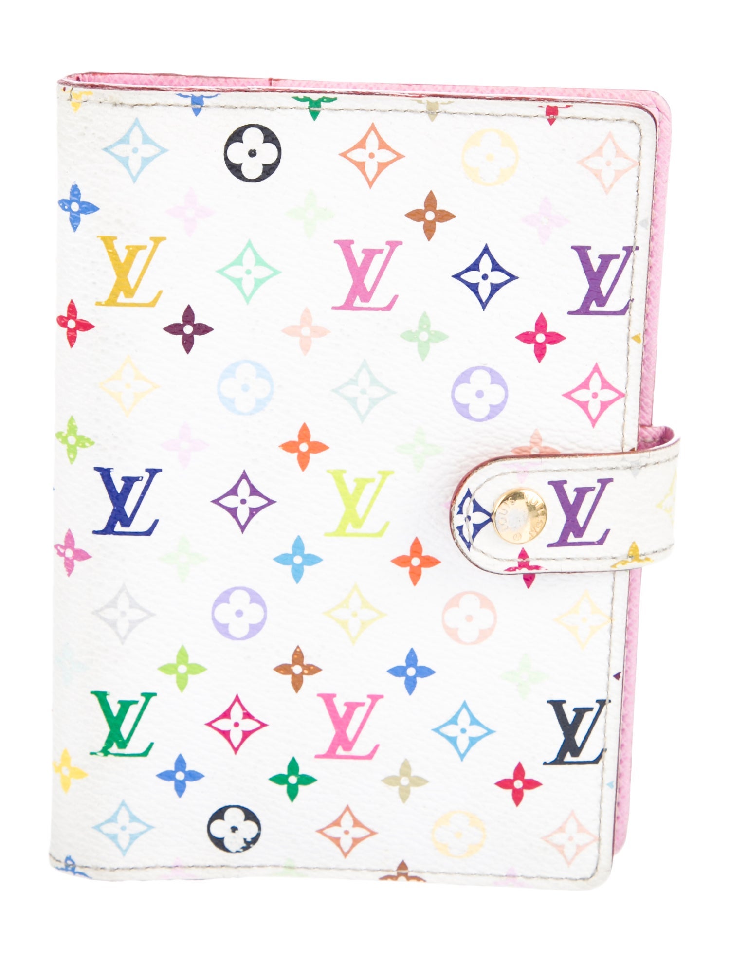 Louis Vuitton Monogram Multicolore Small Ring Agenda Cover - Blue Books ...