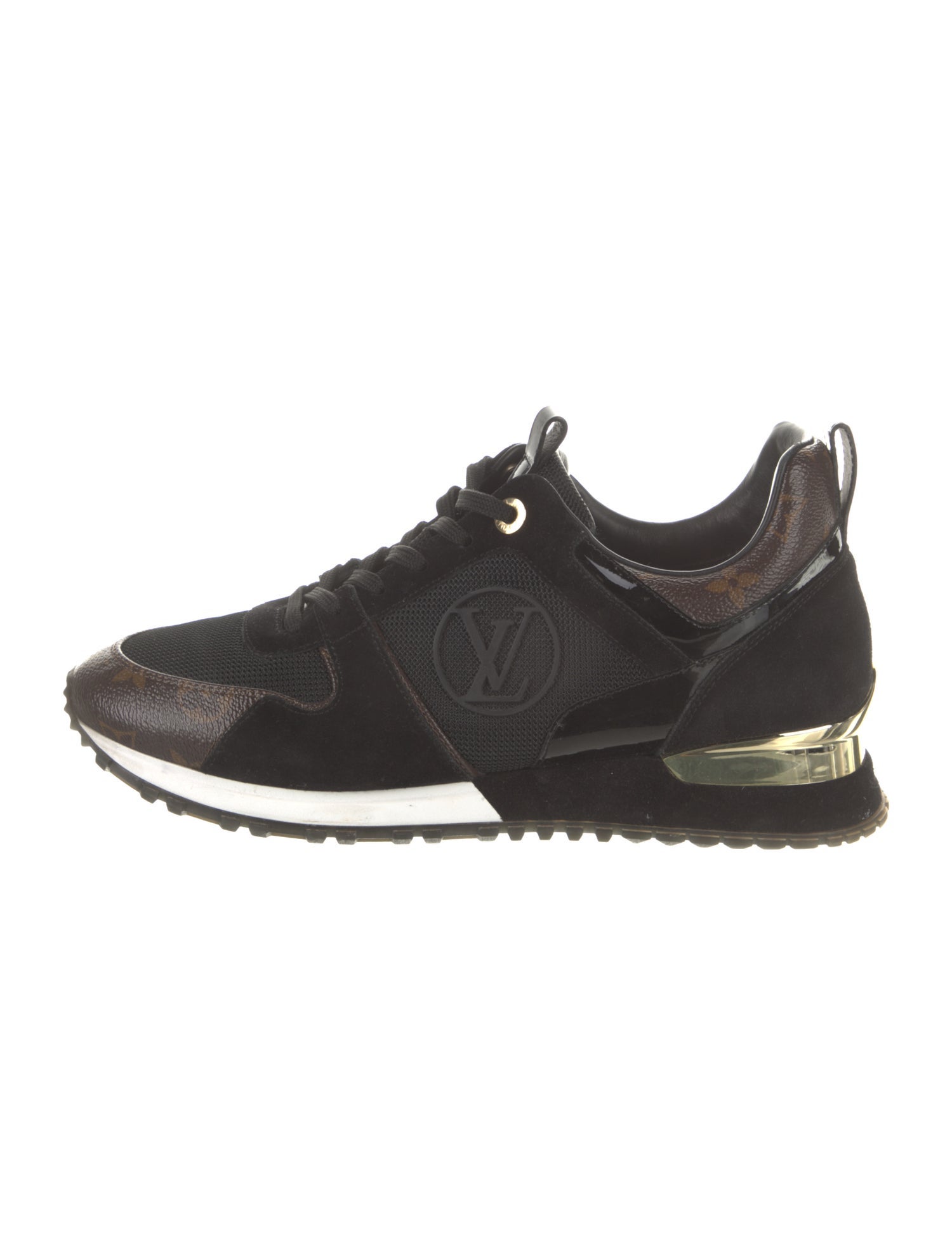 Louis Vuitton Colorblock Pattern Sneakers - Black Sneakers, Shoes ...
