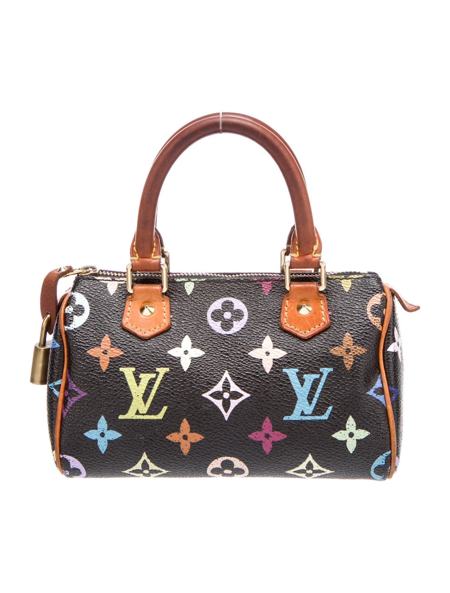 Louis Vuitton Monogram Multicolore Mini Sac HL Speedy - Black Mini Bags ...