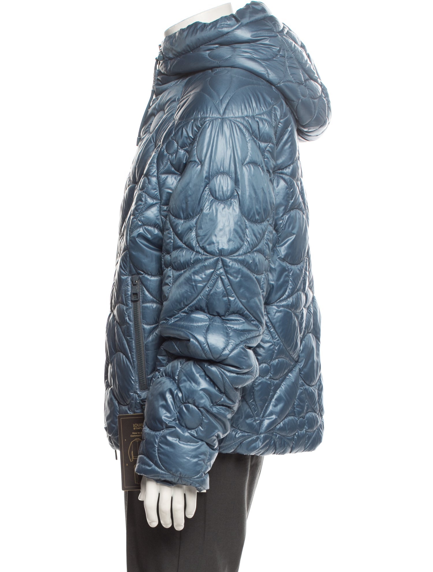 Louis Vuitton 2022 LV Monogram Puffer Coat w/ Tags - Blue Outerwear ...