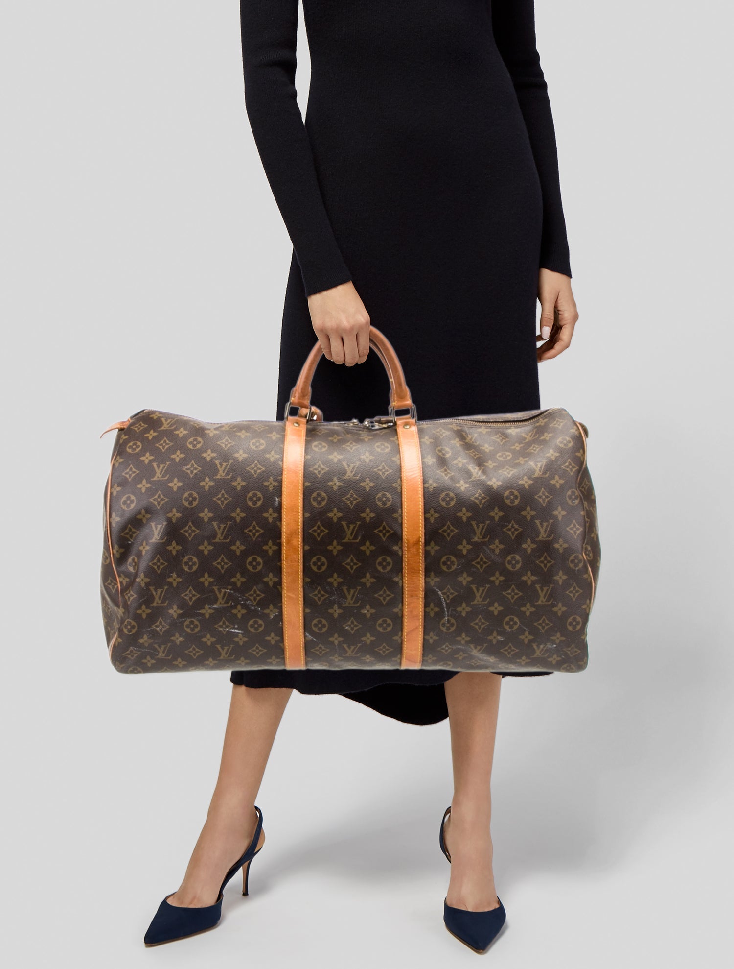 Louis Vuitton Monogram Keepall 60 - Brown Luggage and Travel, Handbags - LOU915627 | The RealReal