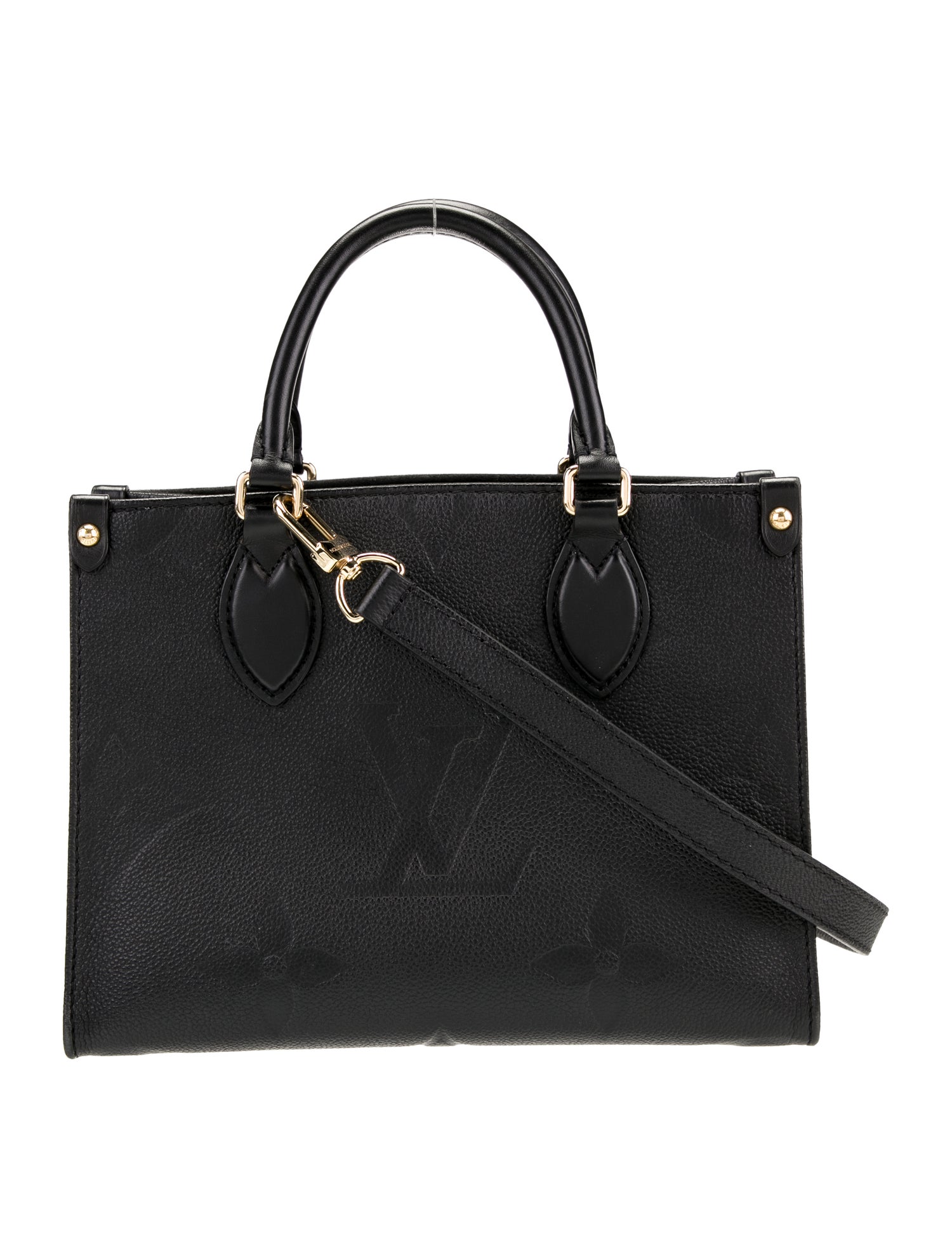 Louis Vuitton Monogram Giant Empreinte OnTheGo East West - Black Handle ...