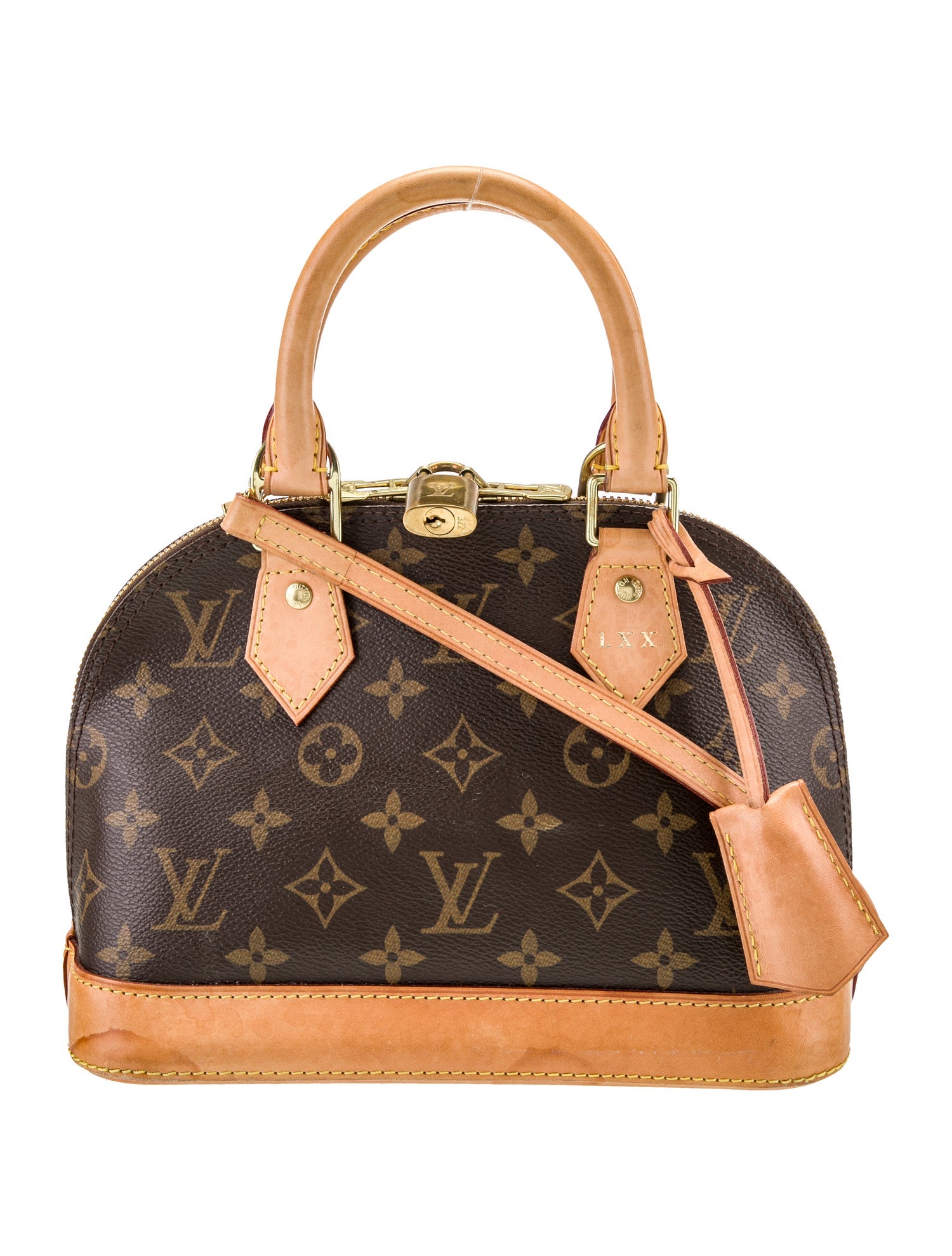 Louis Vuitton Monogram Alma BB - Brown Handle Bags, Handbags ...